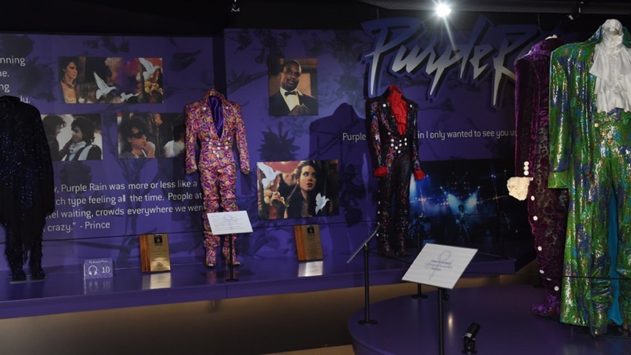 Prince Memorabilia on Display in London