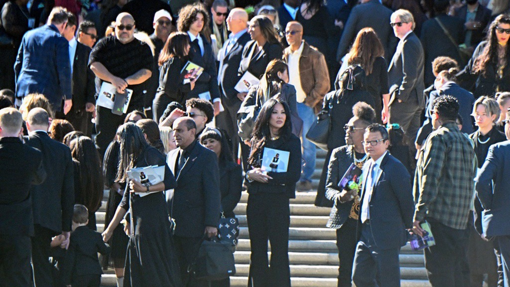Jackson Family Gathers At Tito Jackson's Funeral