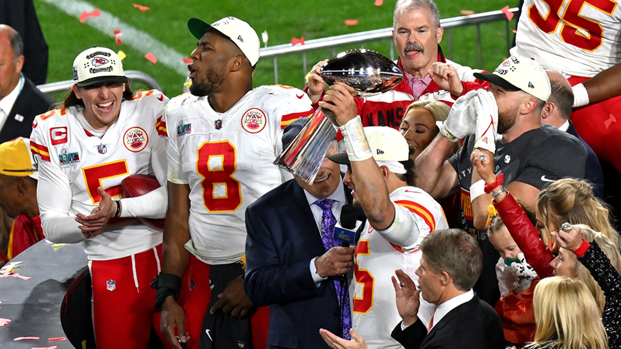 Kansas City Chiefs Celebrate Super Bowl Win