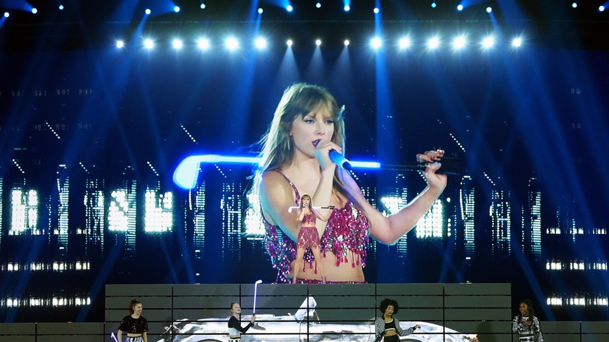 Taylor Swift Performs During 'The Eras Tour'