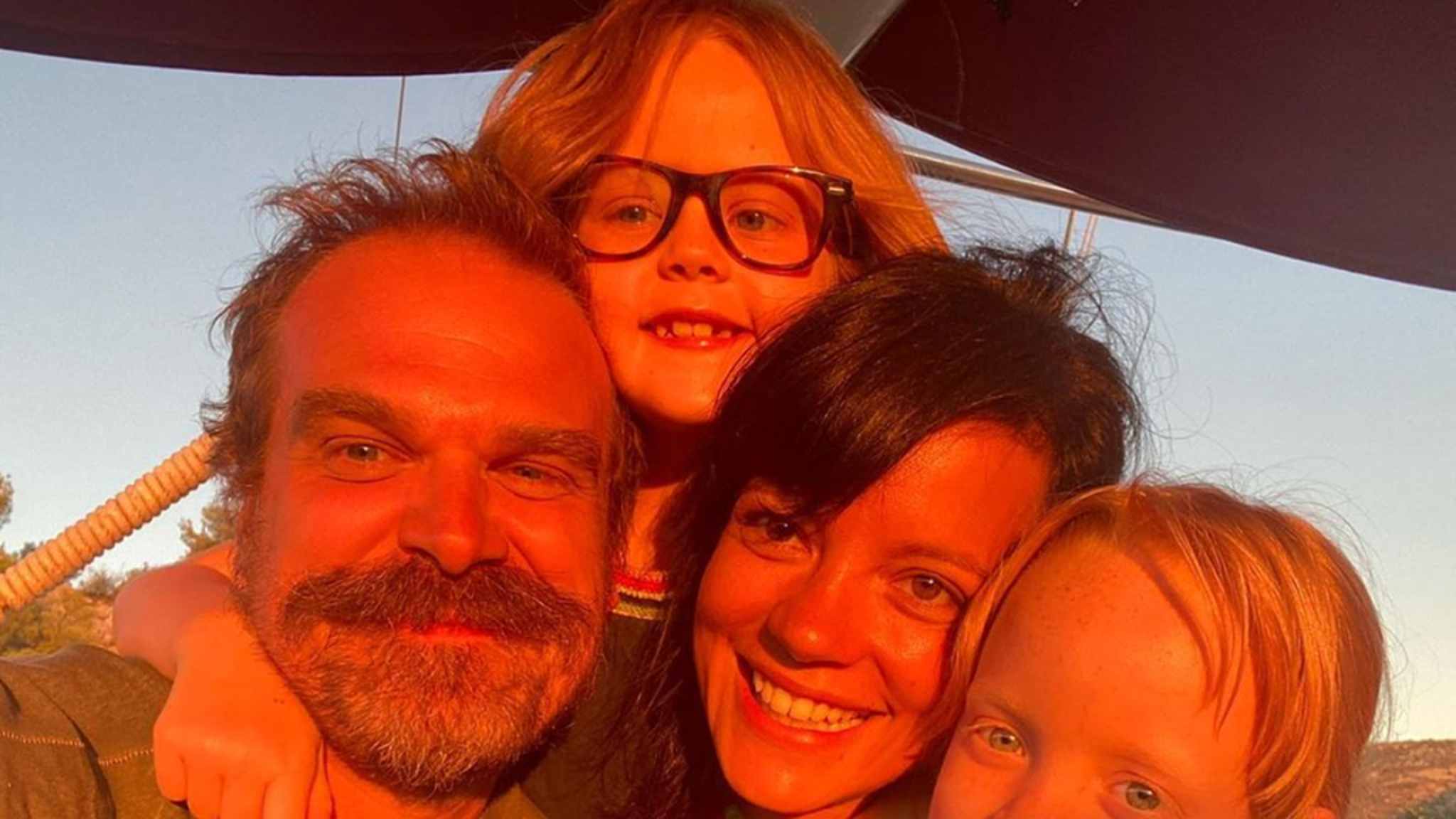 Lily Allen and David Harbour Together