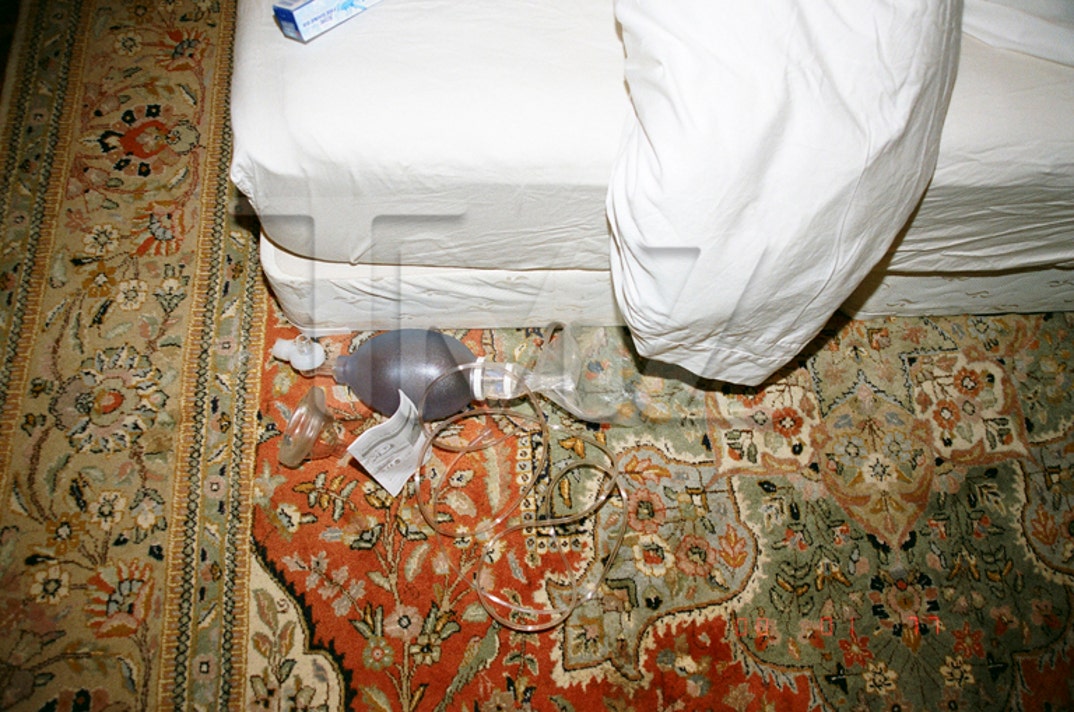 Michael Jackson Crime Scene Deathbed Photos