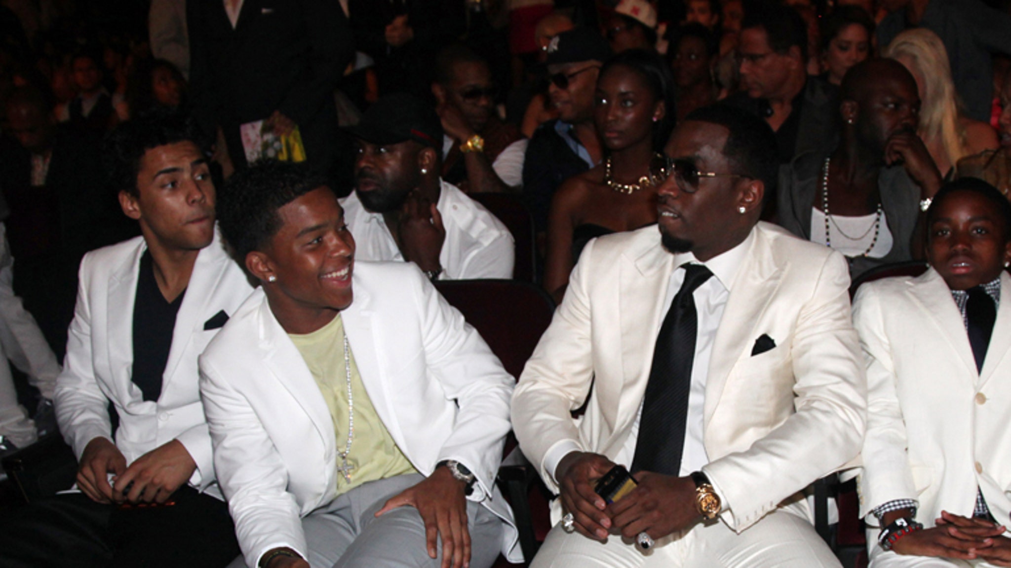 Diddy & Justin -- The Father Son Photos