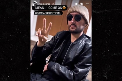 Max George And Lindsay Lohan Kissing