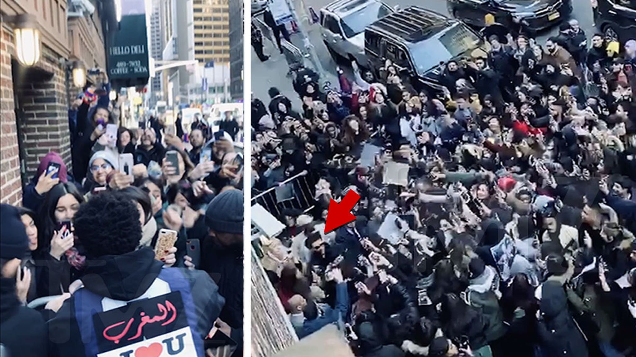 The Weeknd Gets Mobbed By Fans Leaving Colbert Show The Weeknd Gets Mobbed By Fans Leaving Colbert Show