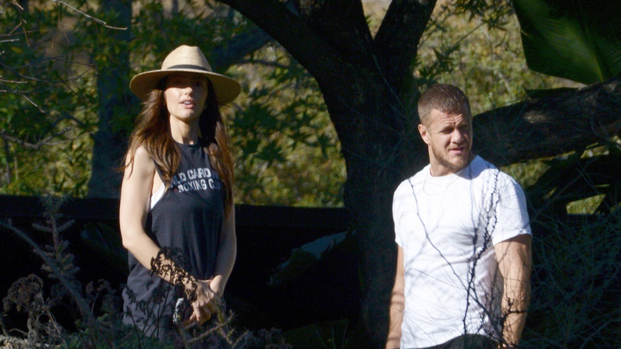 Minka Kelly And Dan Reynolds At The Park