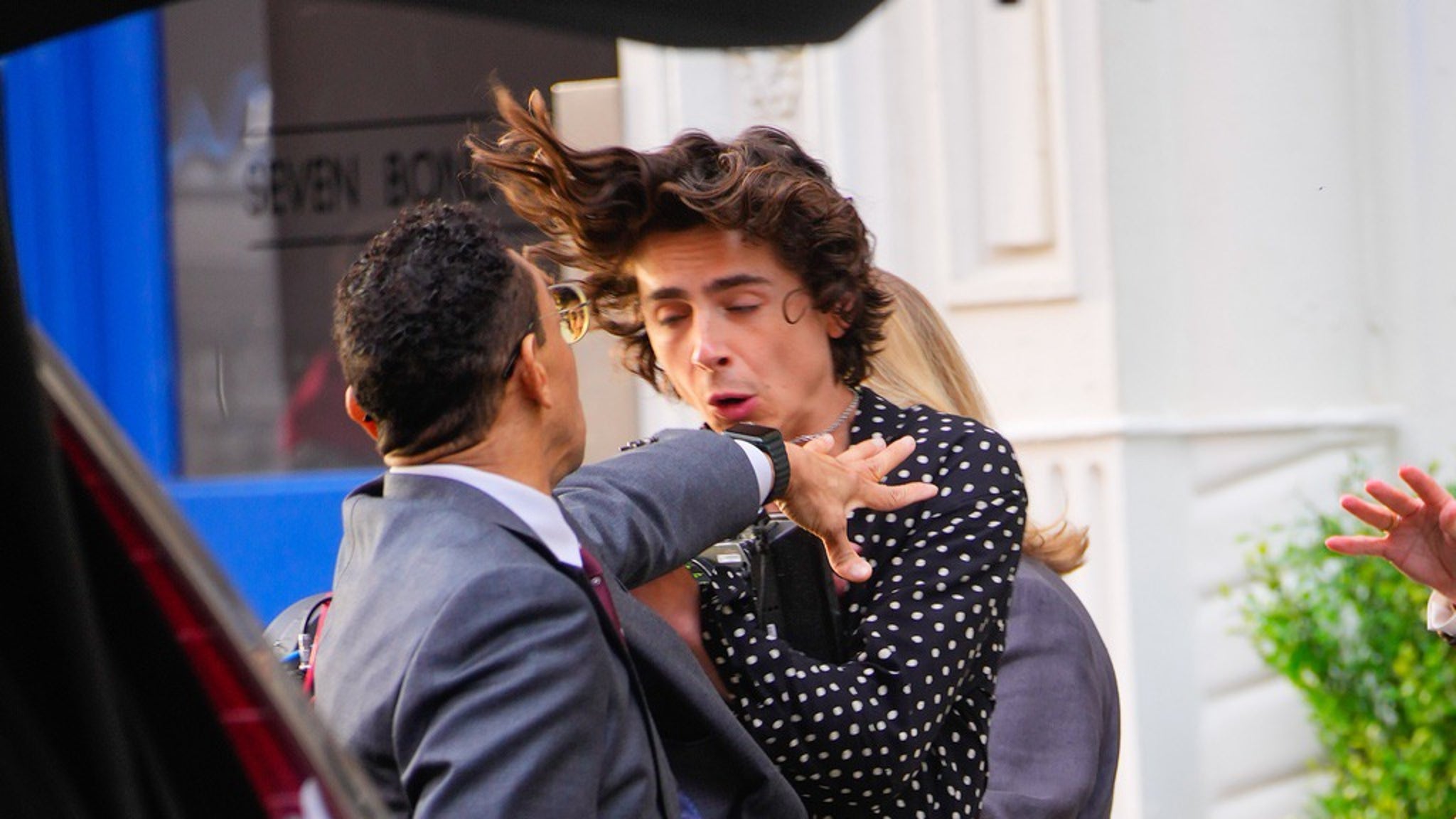 Timothée Chalamet filming Commercial In New York -- Behind The Scenes