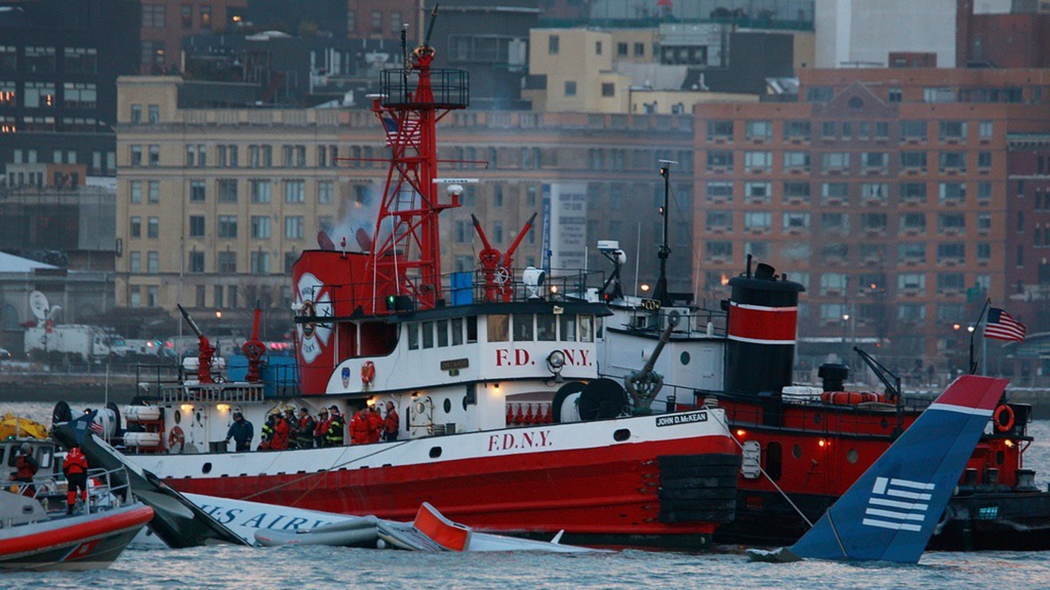 US Airways Flight 1549 Crash In The Hudson River