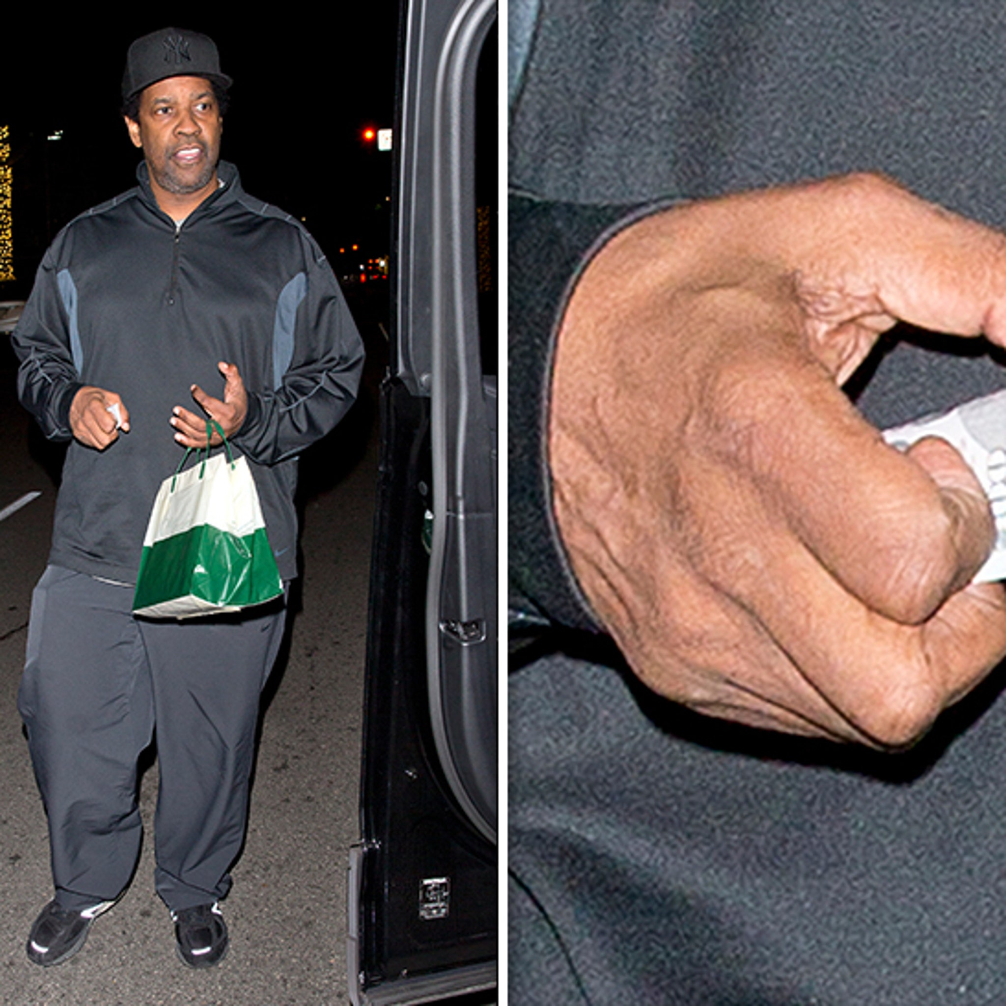 Denzel Washington, Gebogener Finger