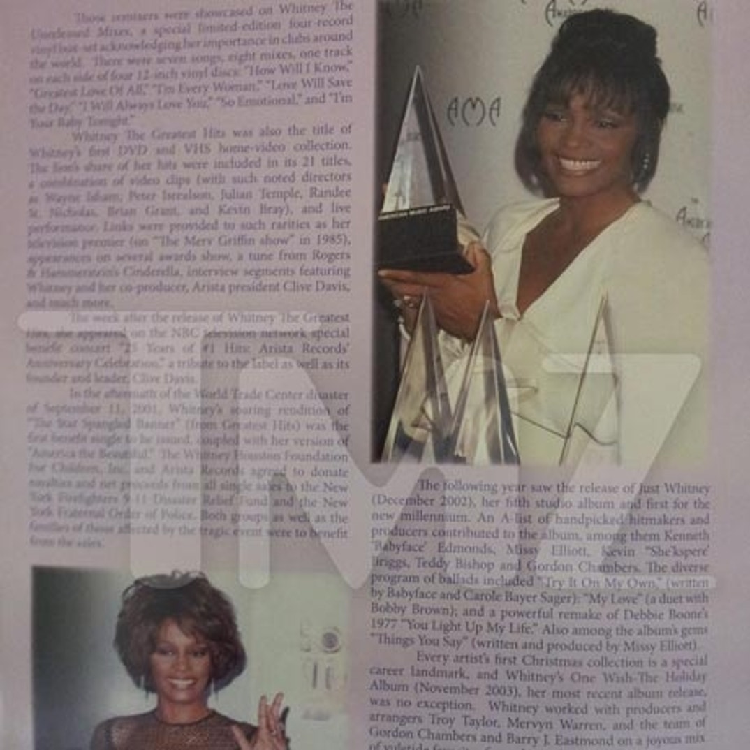 Whitney Houston Funeral Program 1,149 Whitney Houston Funeral Stock