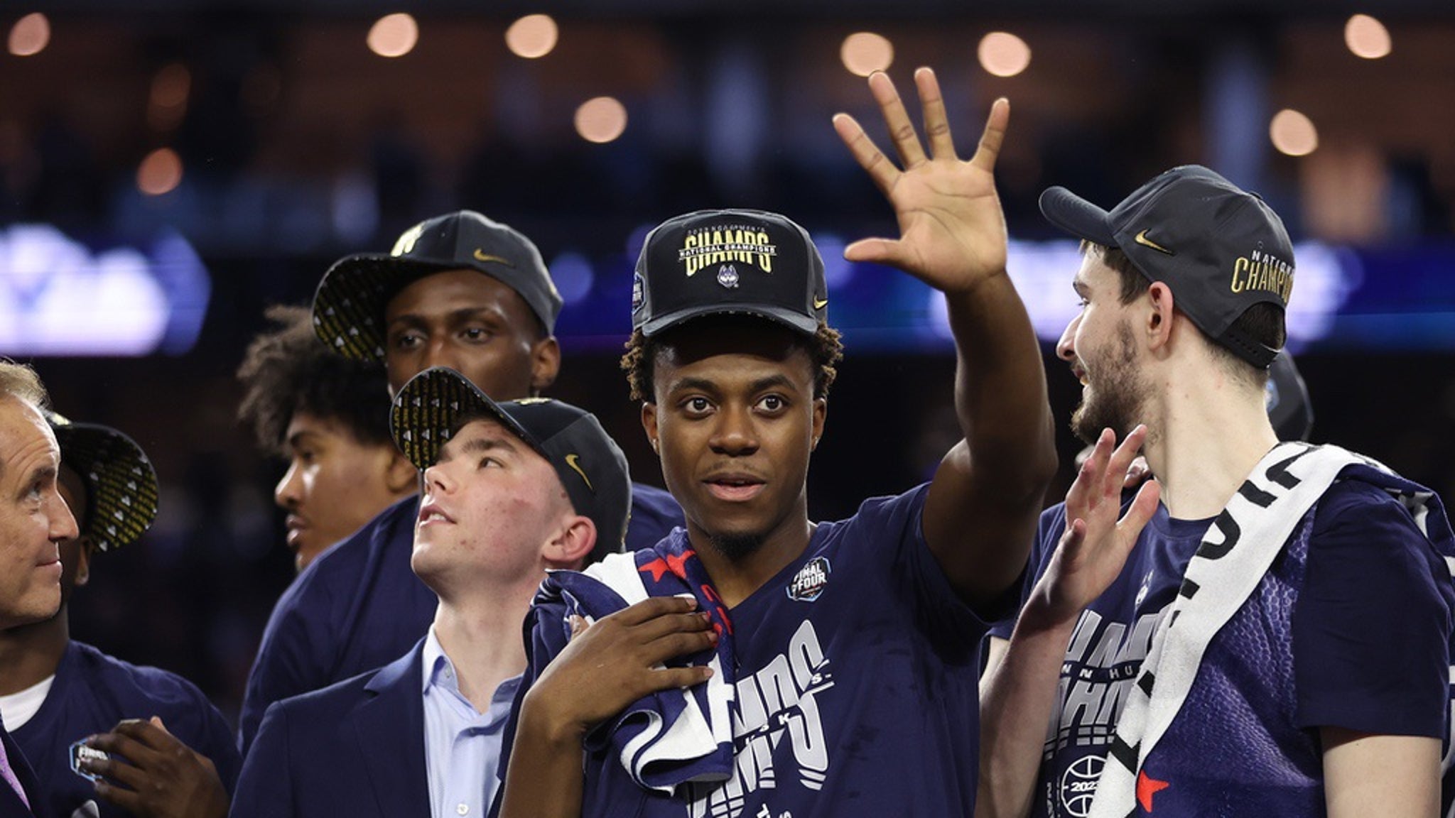 UConn Celebrates NCAA Championship Win