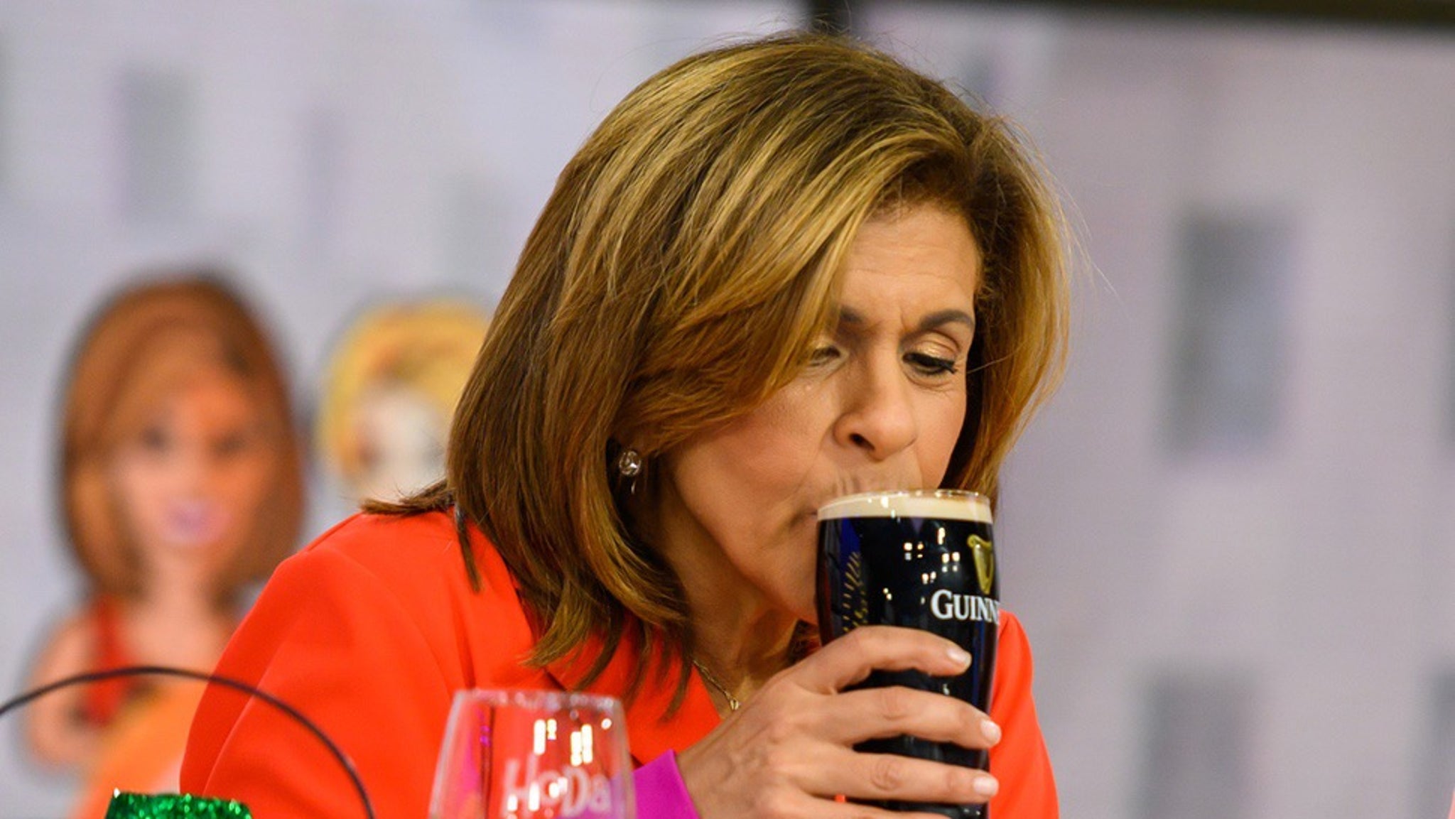 Stars Drinking Guinness Beer