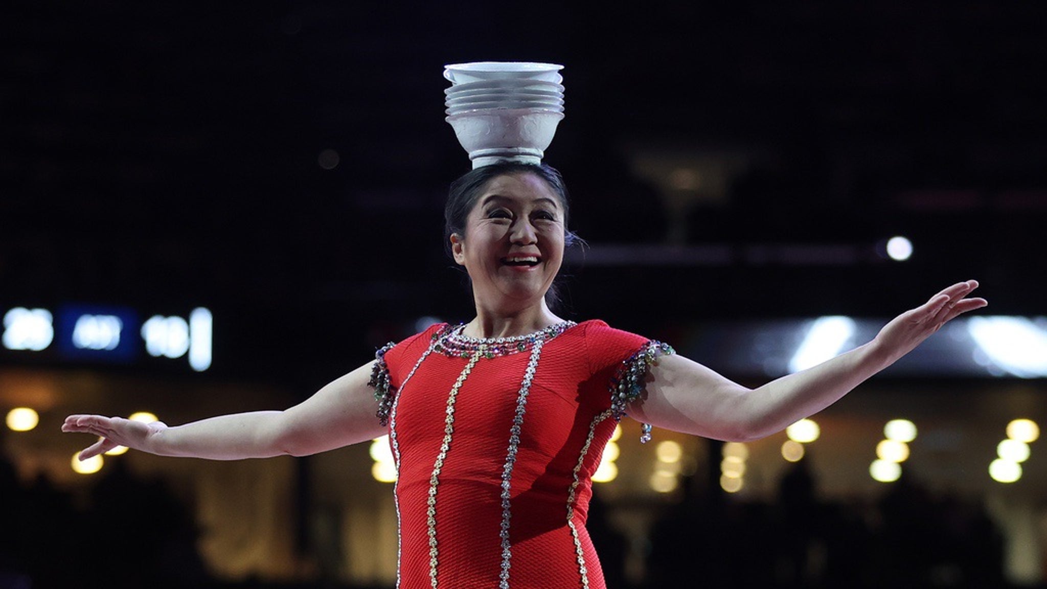 Red Panda Performer In Action