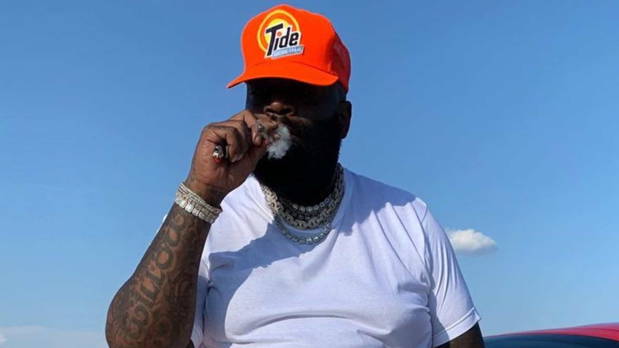 Rick Ross Smoking Shots