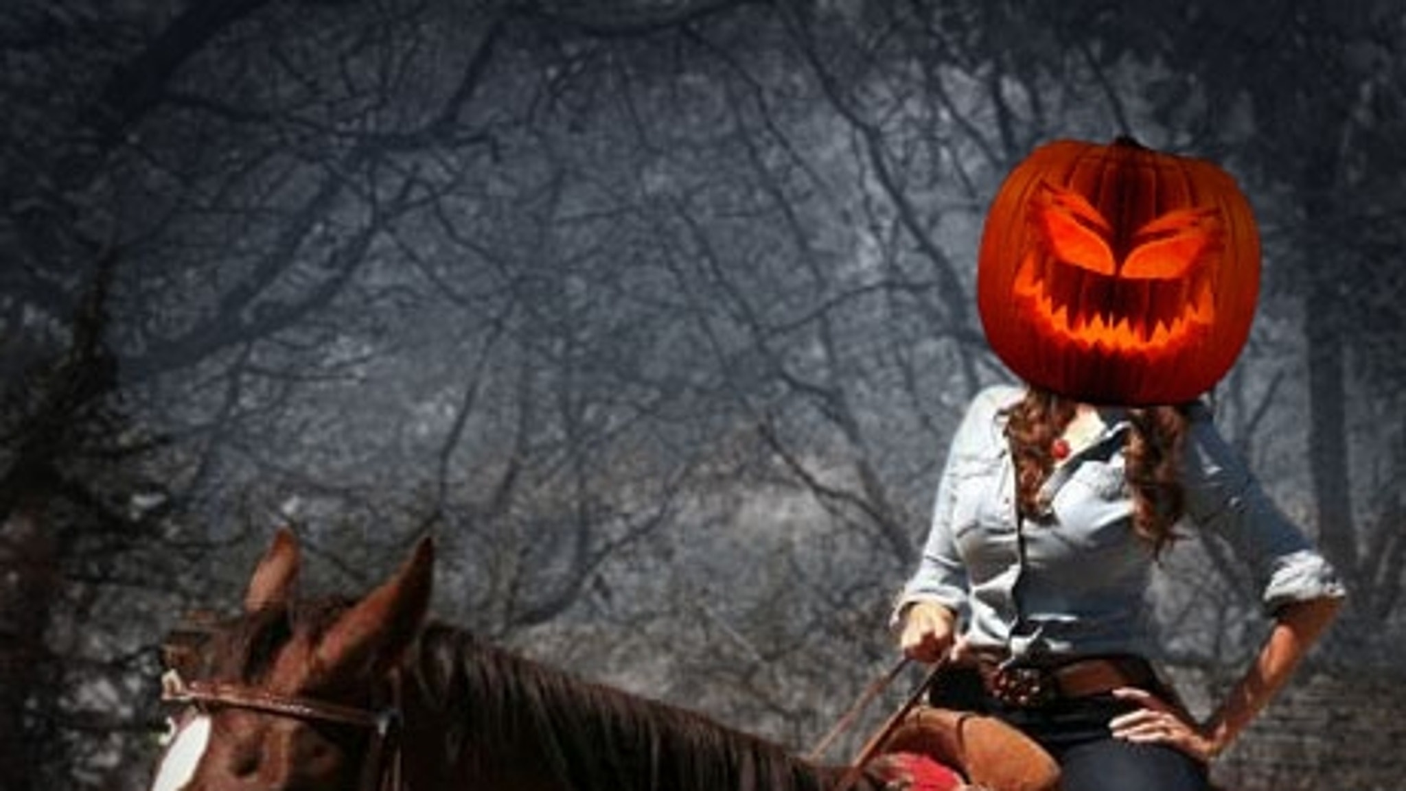 Headless Horsemen Guess Who Halloween Game Sleepy Hallow Riding a Horse