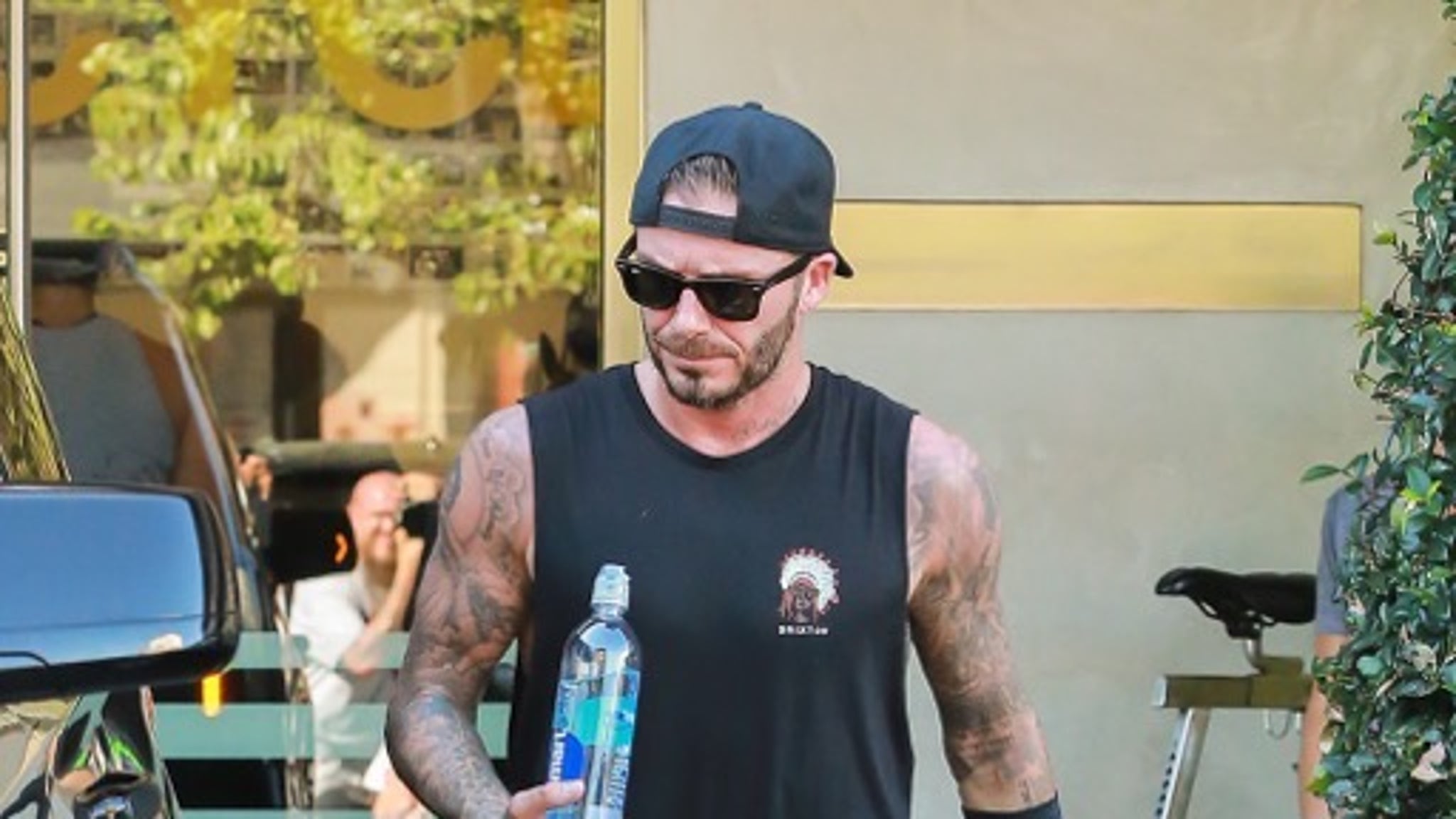 Sweaty Shots of David Beckham