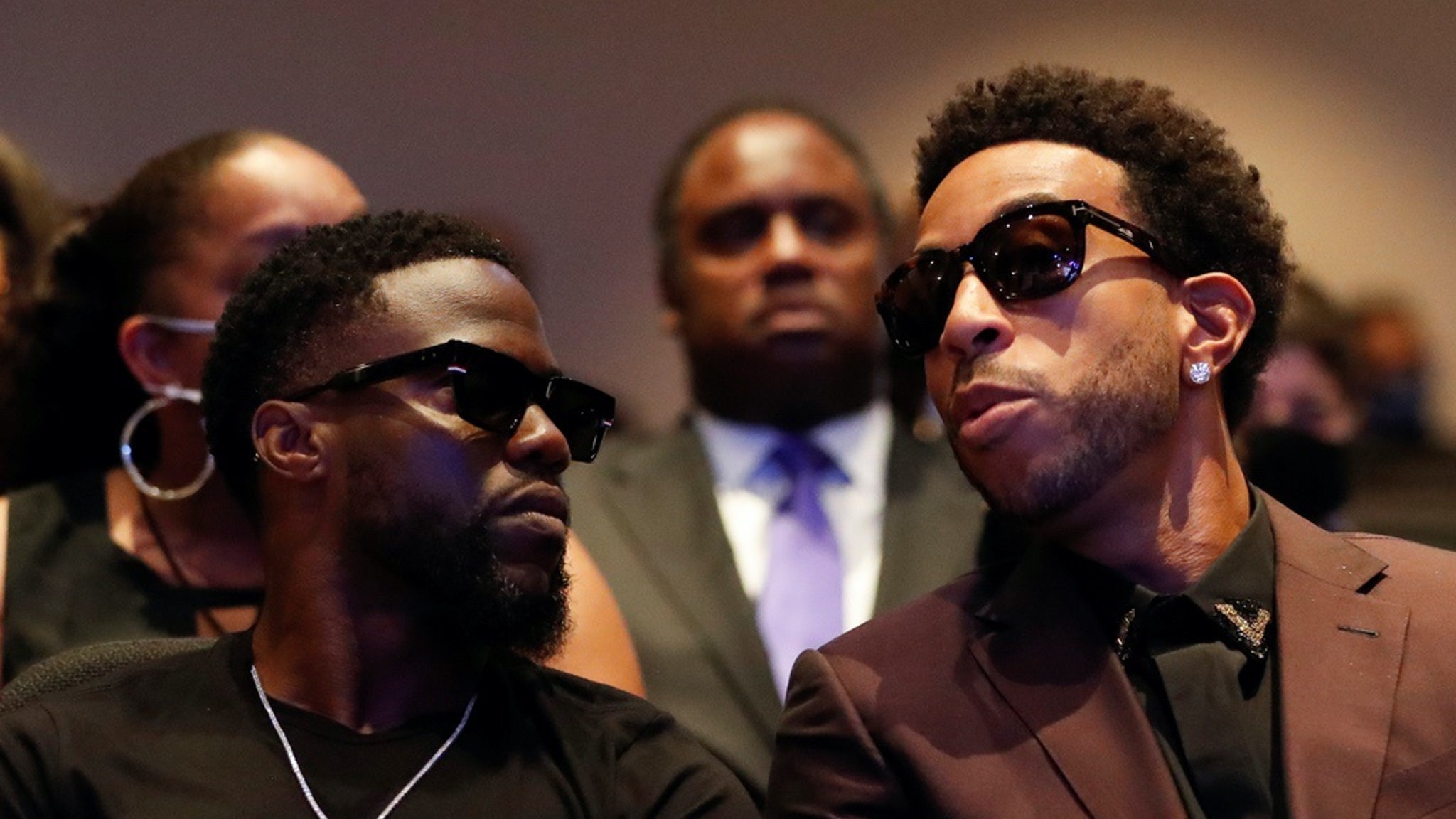 Celebs Attend George Floyd Memorial Service