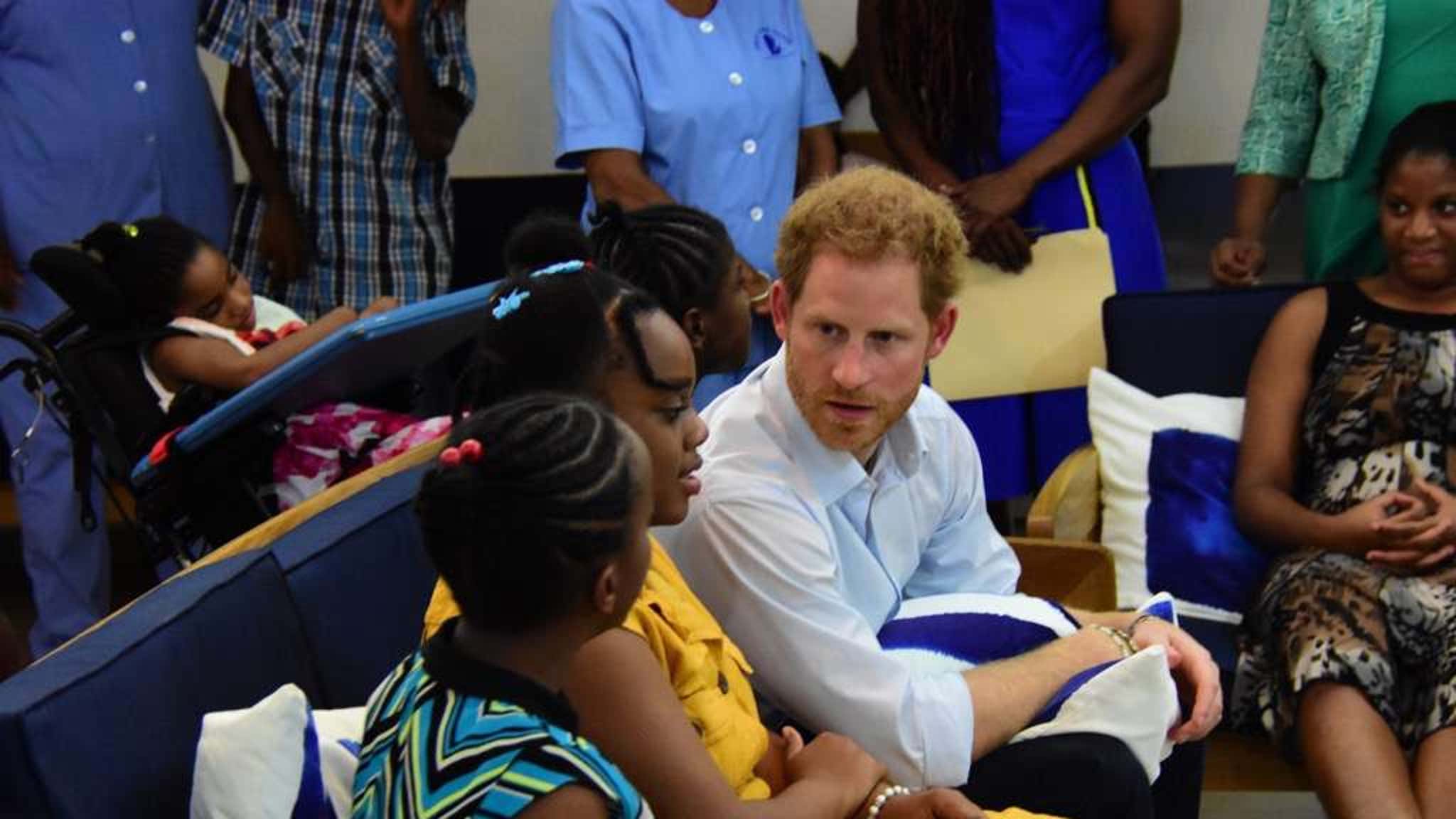 Prince Harry Visits Nightingale Children's Hospital