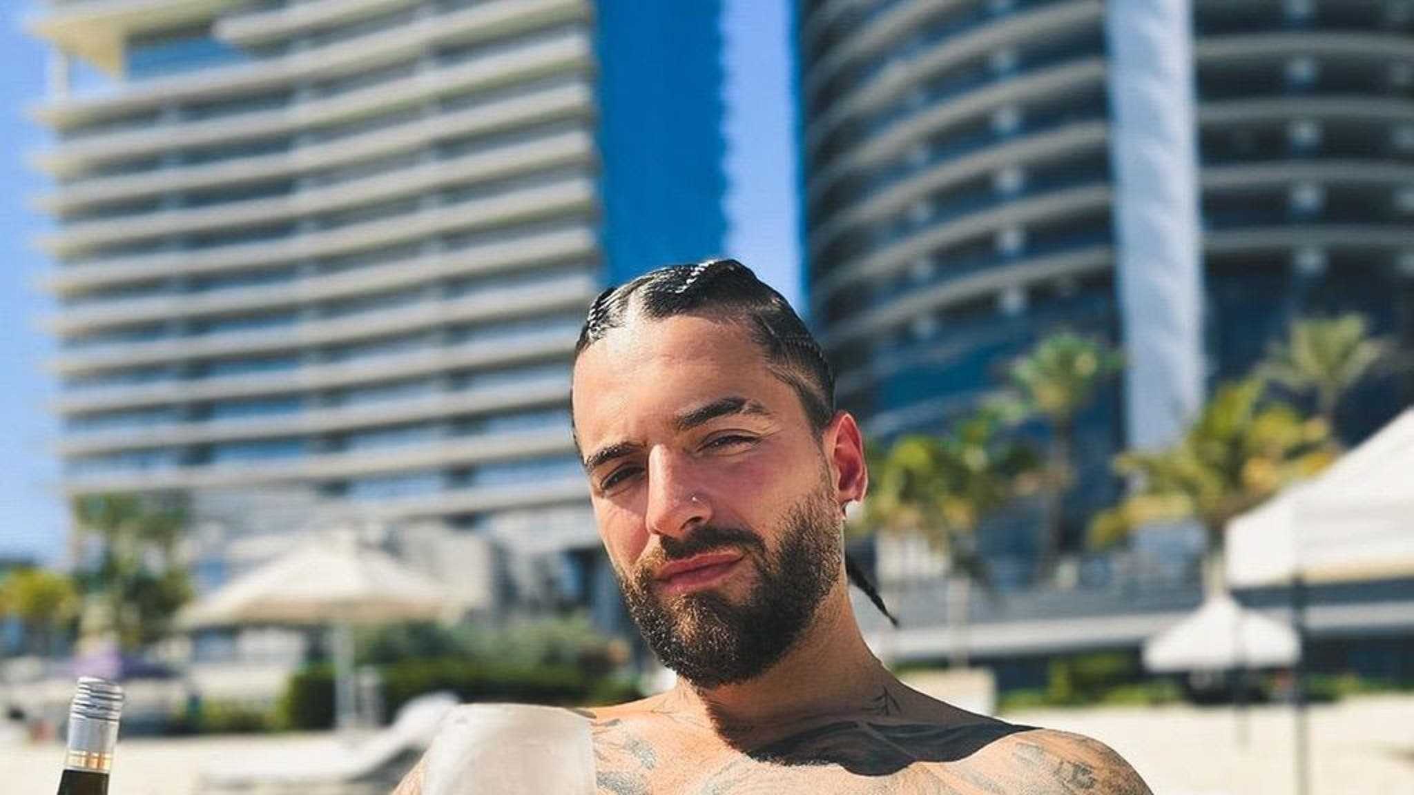 Maluma Hot Shots In Miami