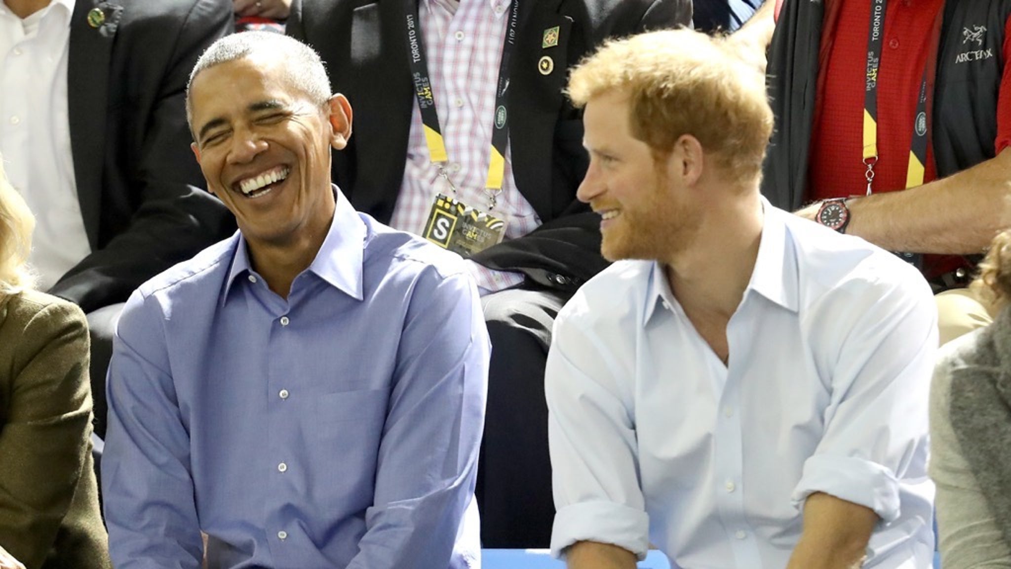 Barack Obama and Prince Harry Courtside at Invictus Games