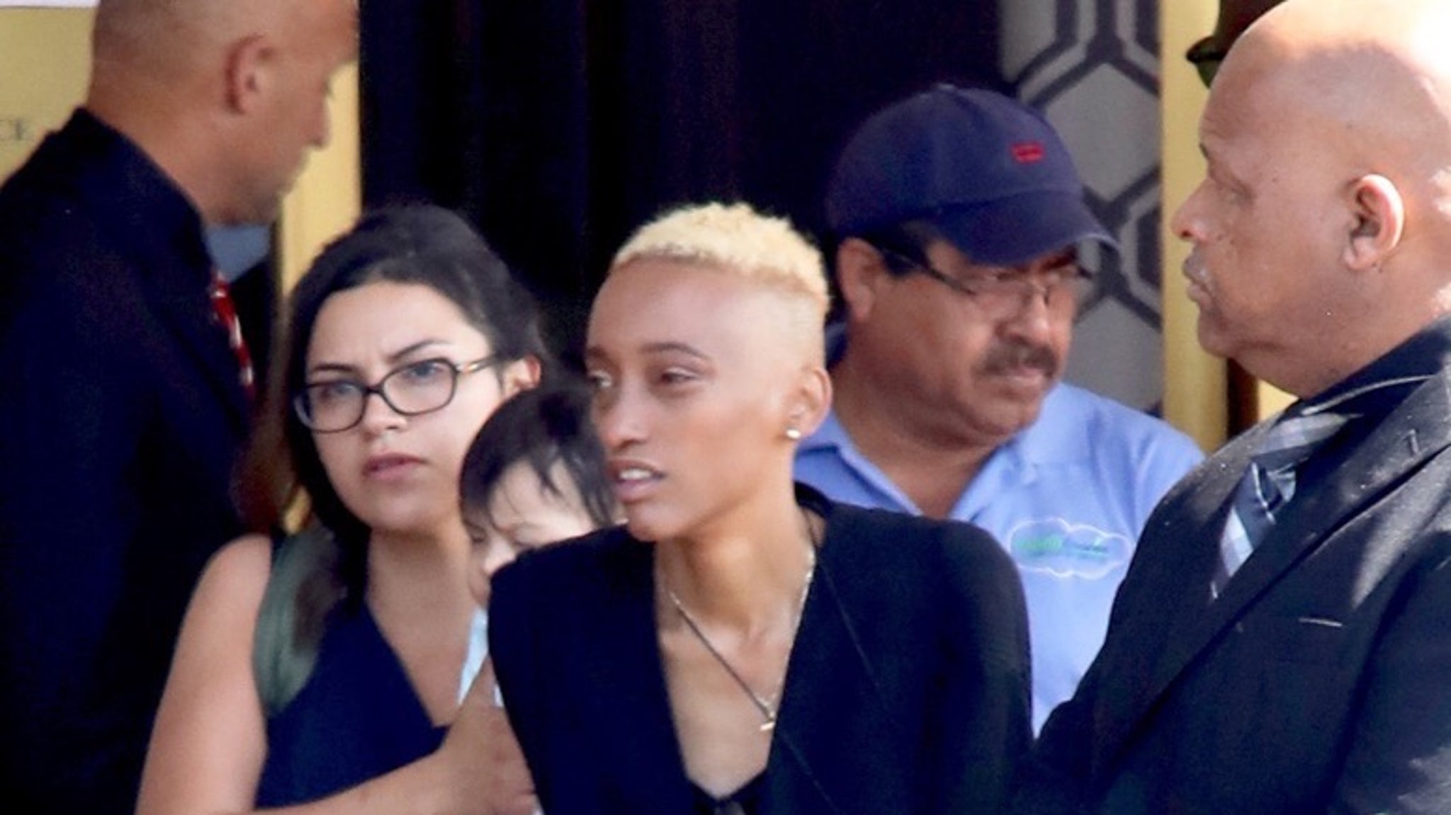 Stars Arriving to John Singleton's Funeral Service