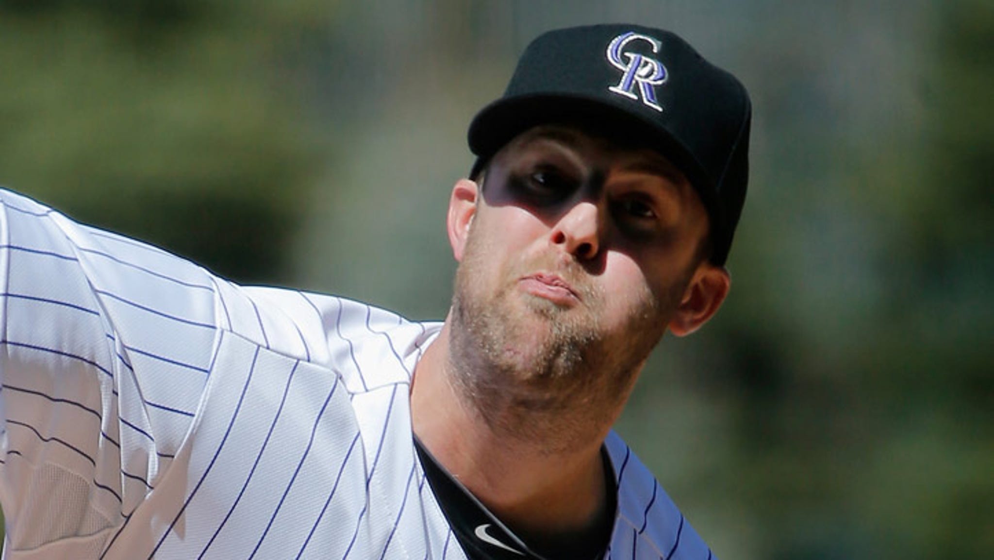 Funny Mugs on the Mound -- Resting Pitch Face!