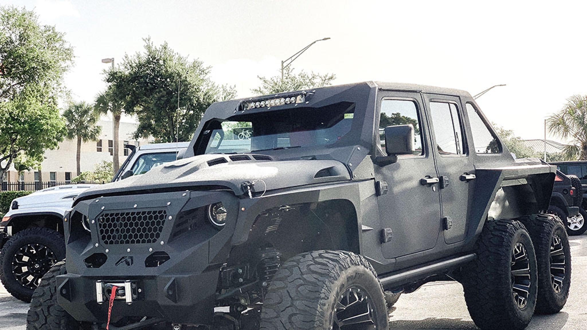 Aroldis Chapman Custom Kevlar-Coated Jeep
