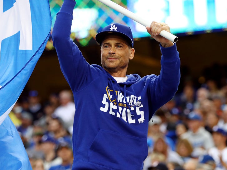 Rob Lowe Blasted By Reds Fans For Cheering On Dodgers In Playoff Opener