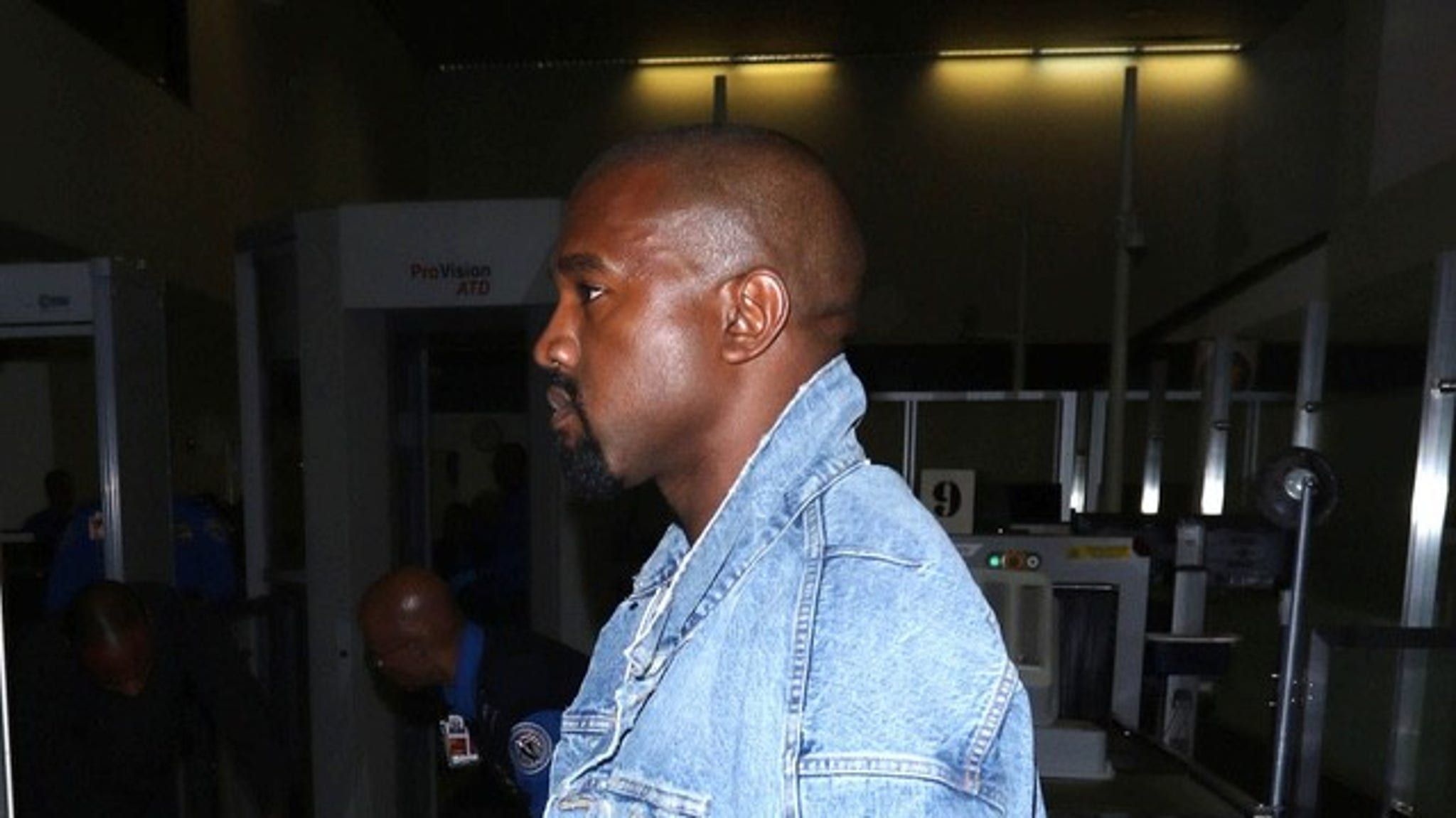 Kanye West Wearing Yeezys