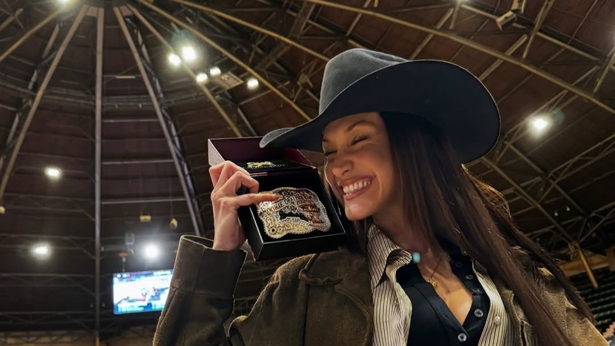 Bella Hadid Rides Into Rookie of the Year At Horse Competition