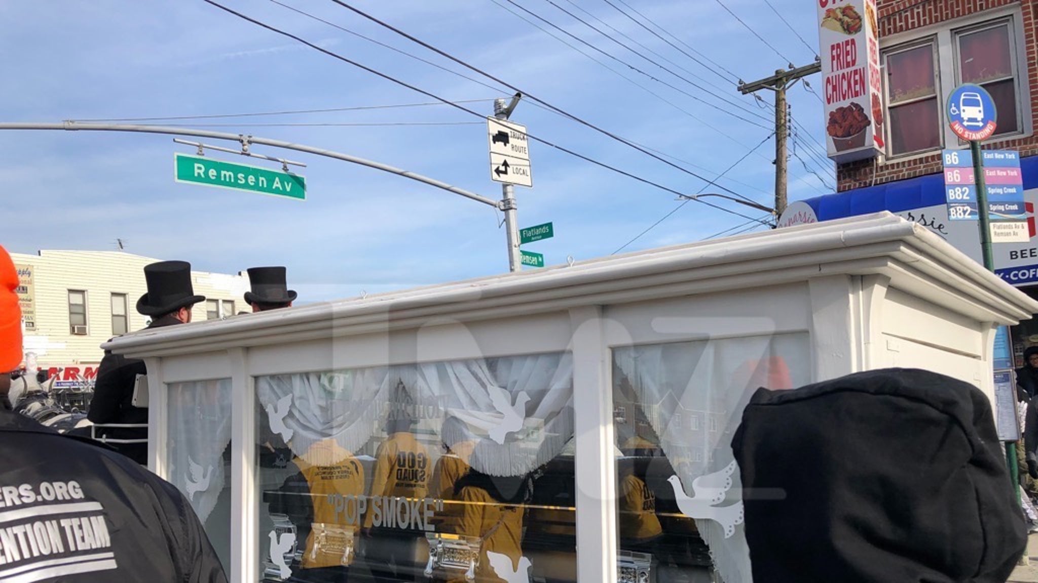 Pop Smoke Funeral Procession