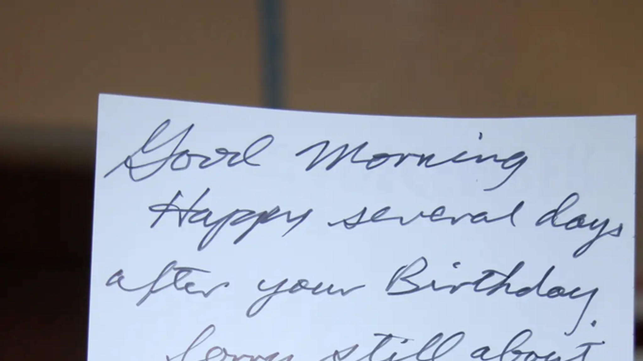 Gene Hackman & Betsy Arakawa Love Notes