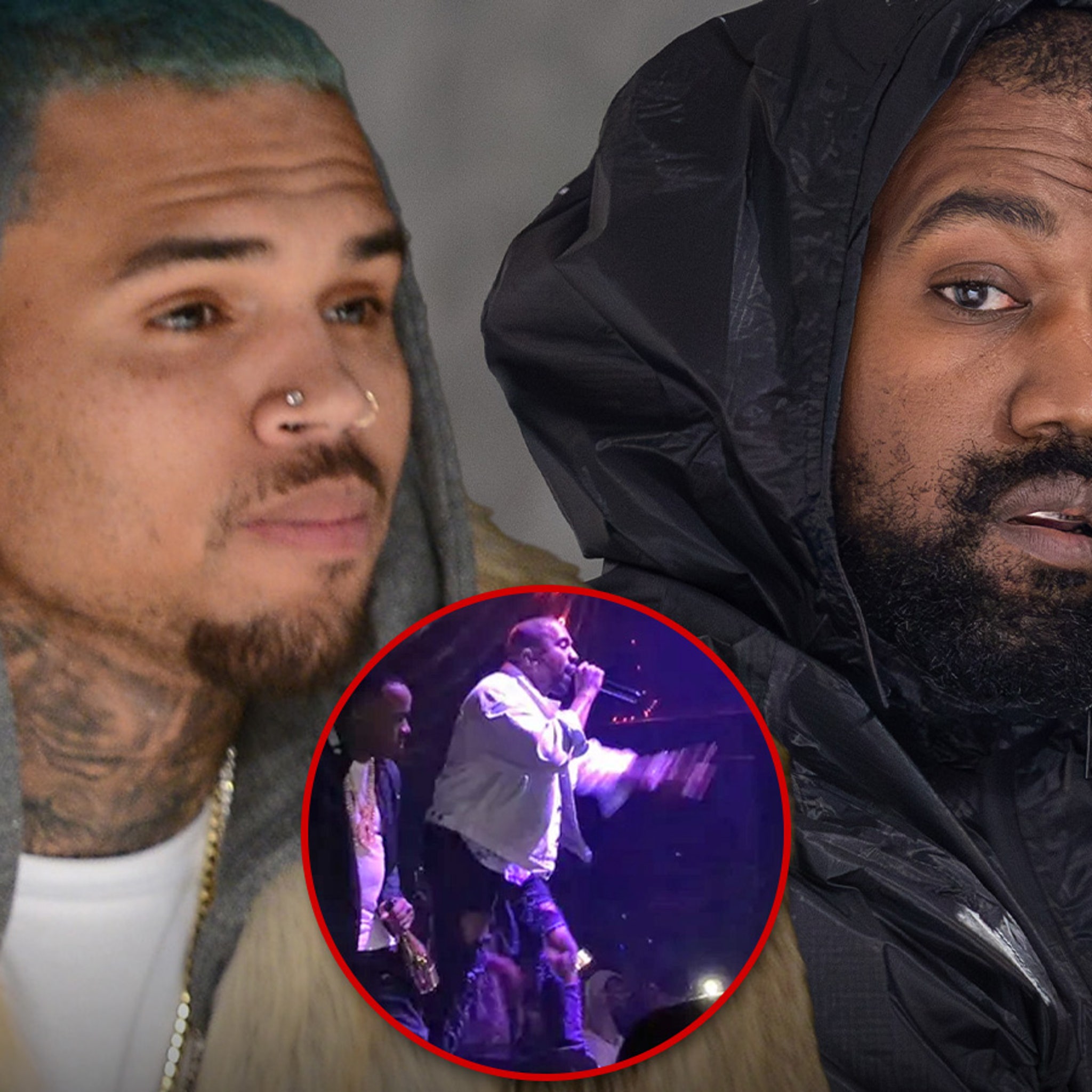 Kanye West Agus Chris Brown