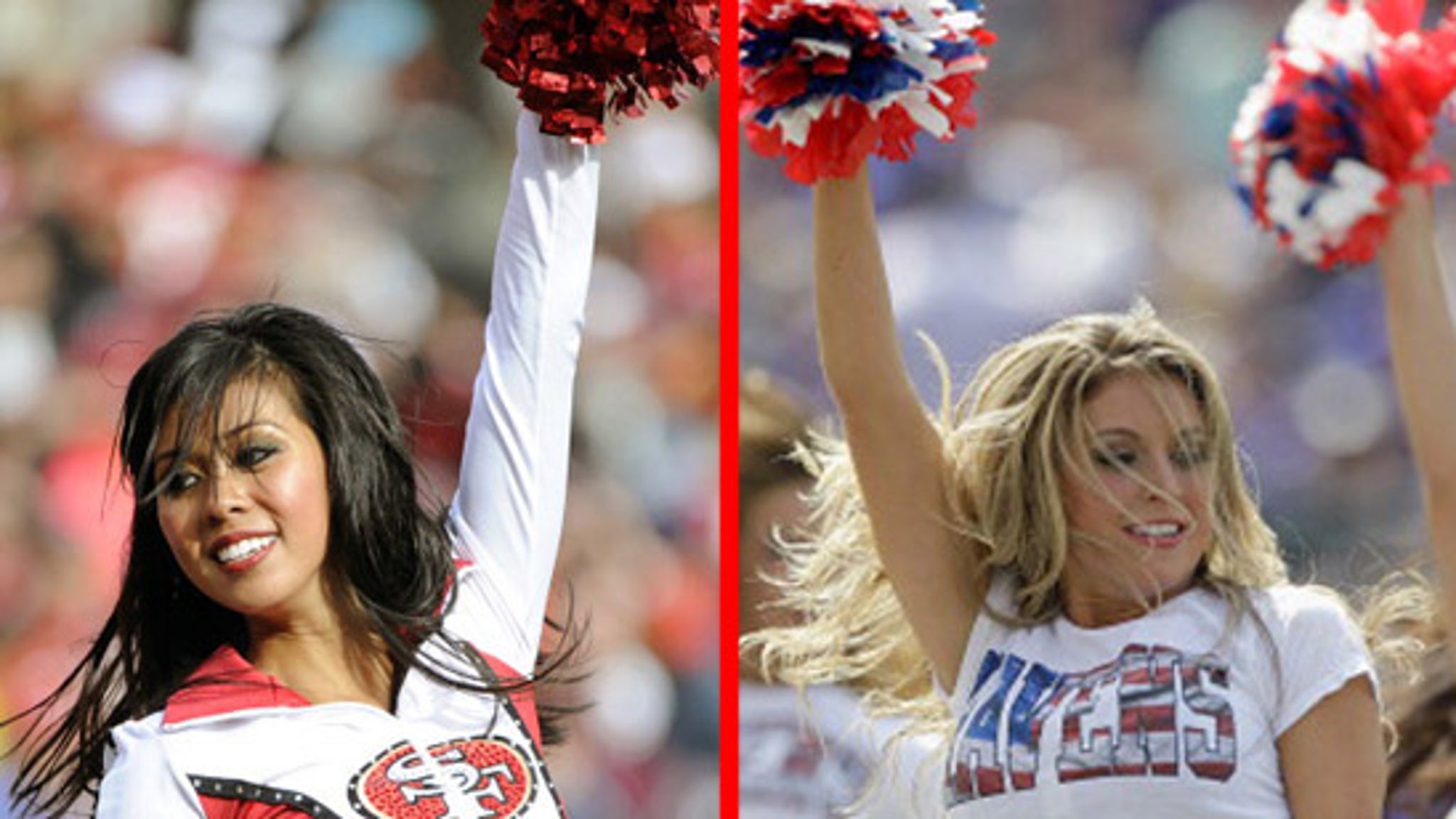 49ers Babes vs. Ravens Babes: Who'd You Rather?!