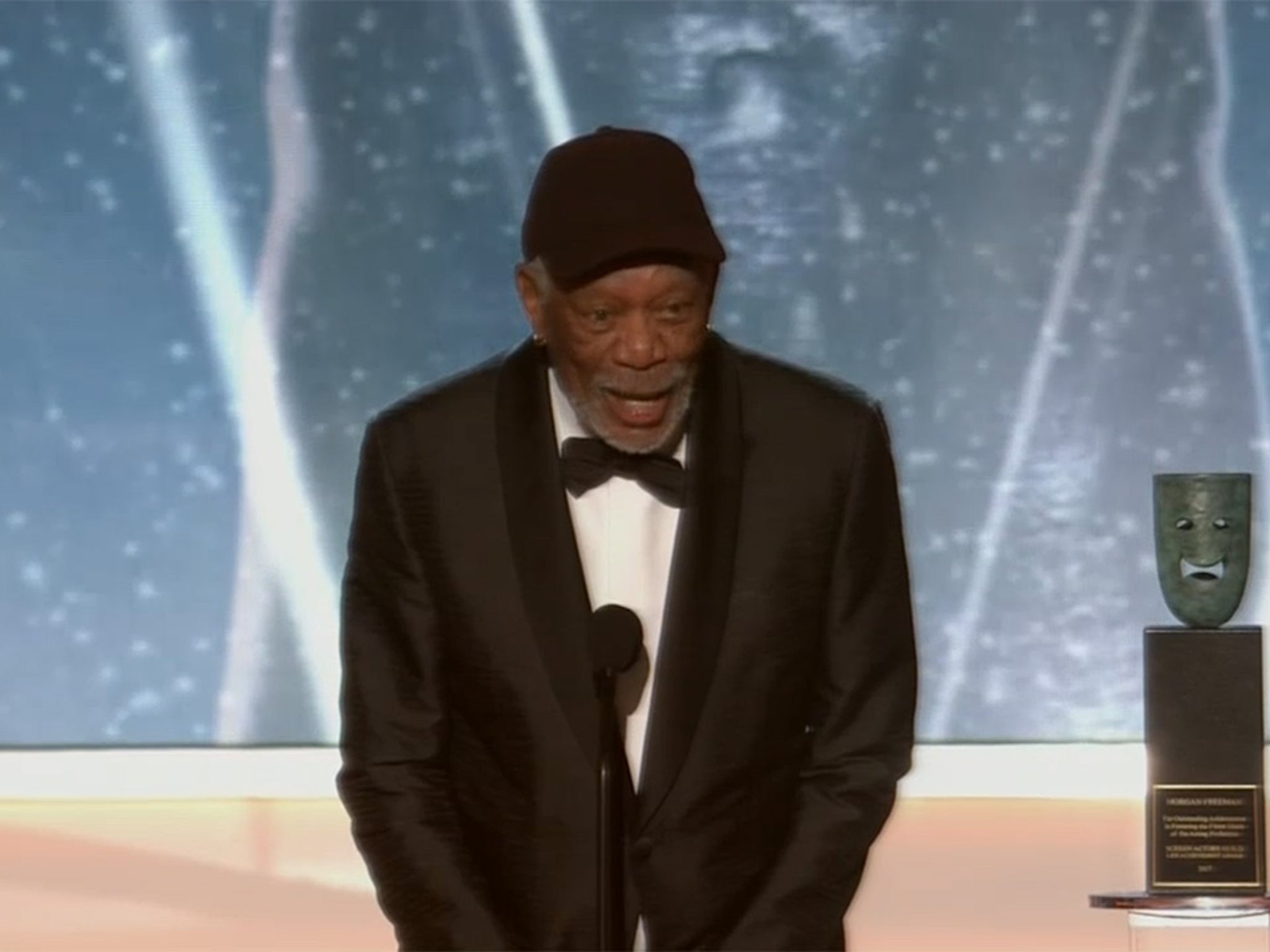 Morgan Freeman Speaking