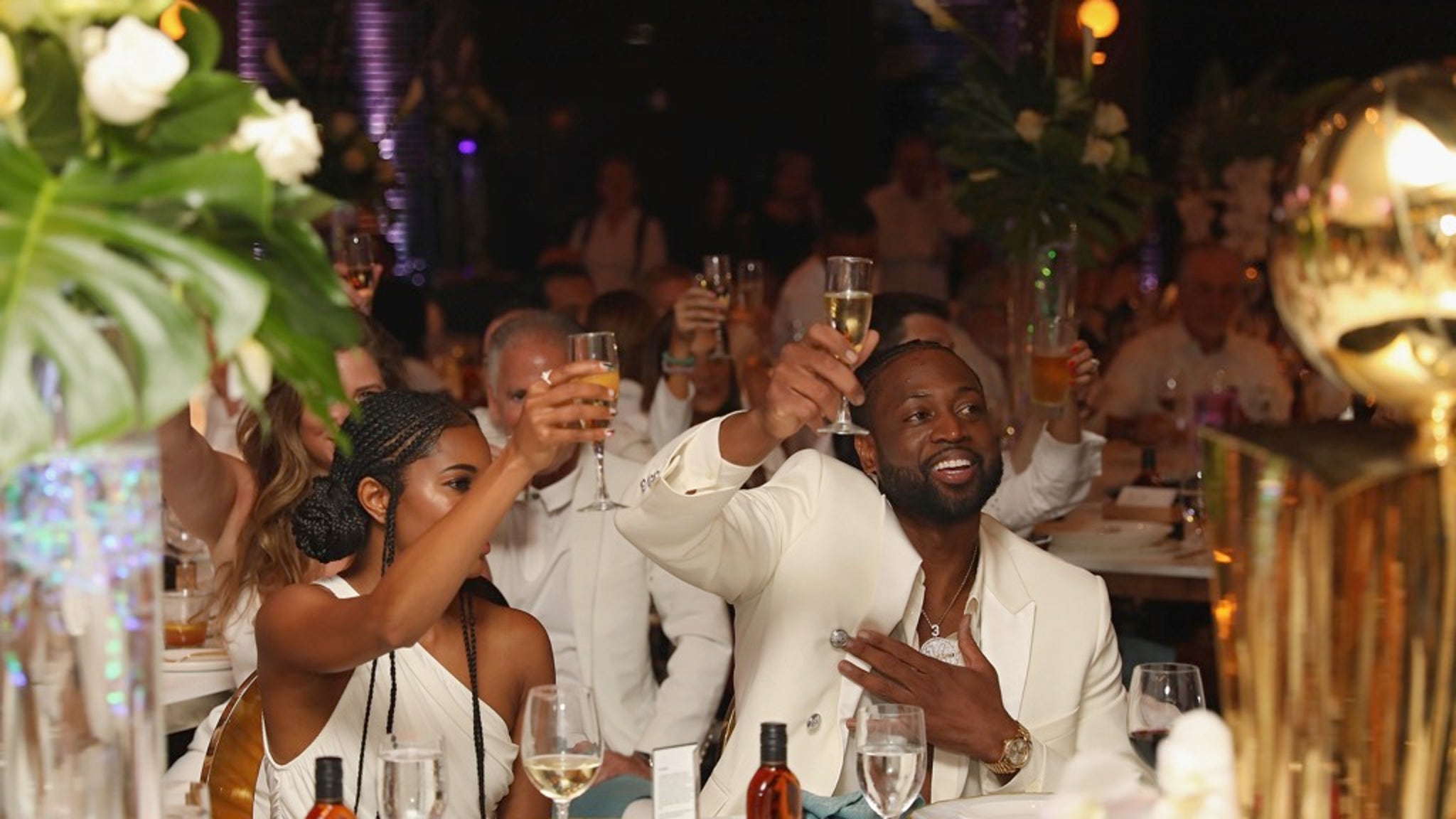 Dwyane Wade Throws Huge Bash With Friends to Honor His 16 Year NBA Career