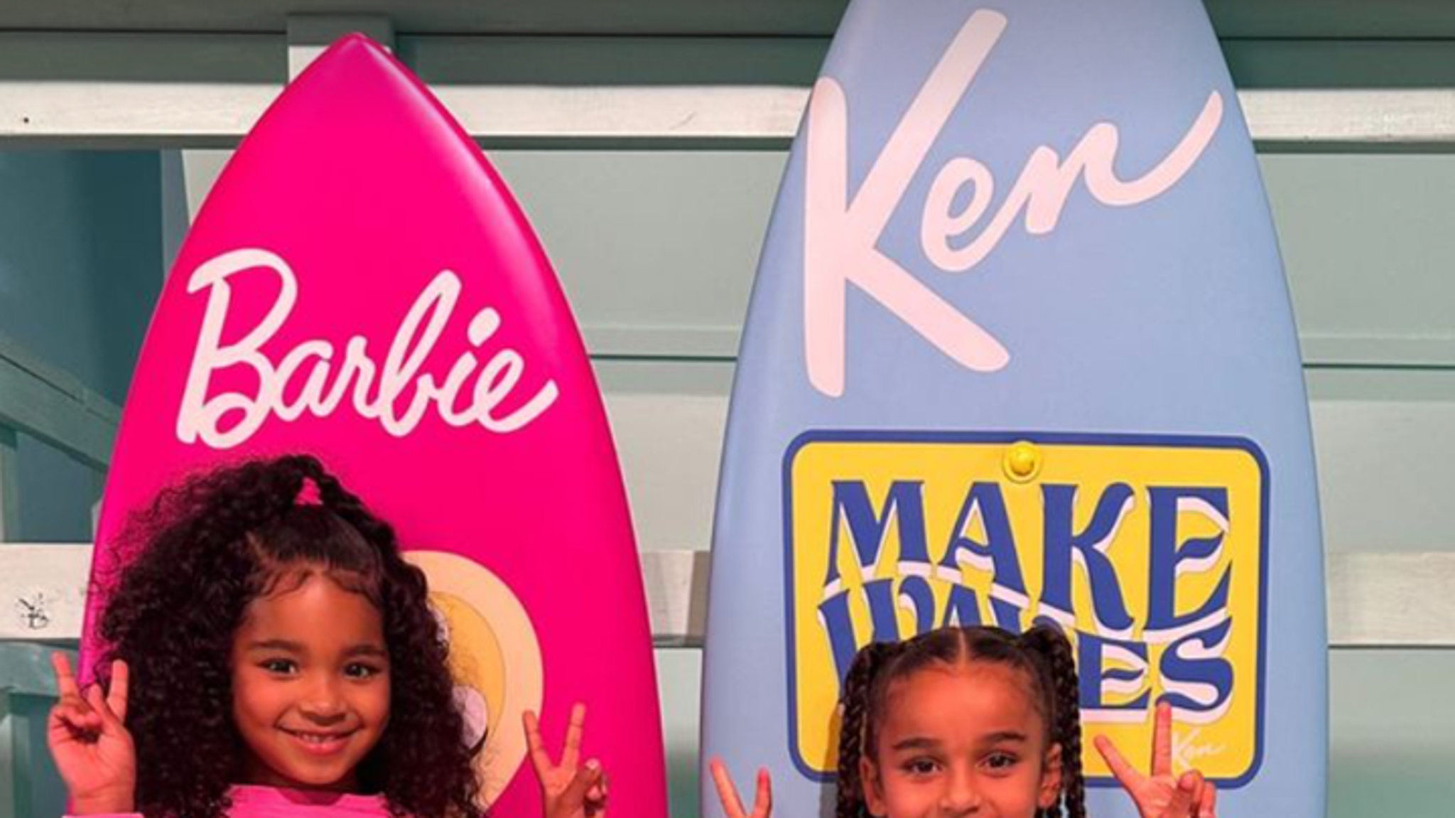 Kim Kardashian and Khloe Kardashian Take on Barbie World