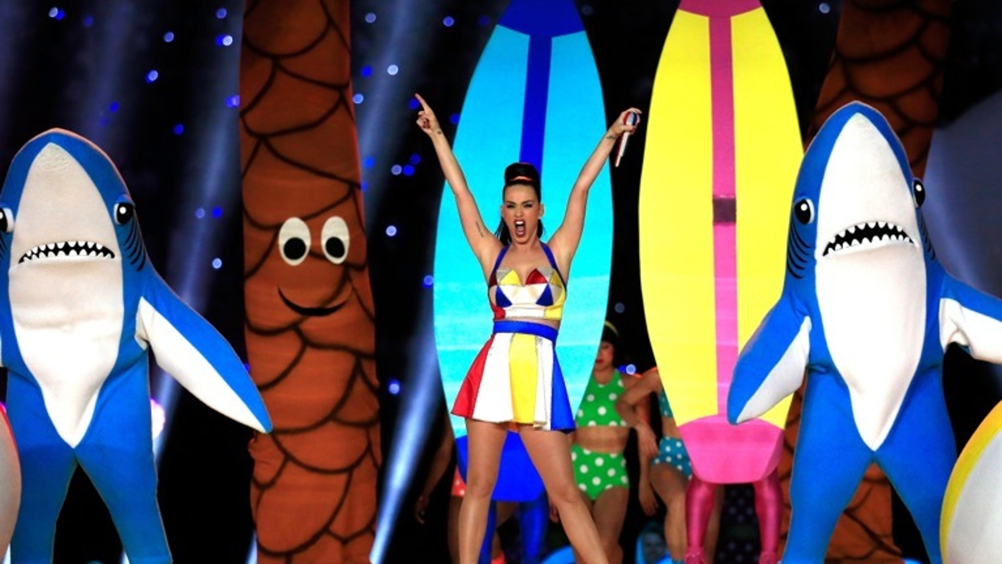 Katy Perry's Super Bowl Performance Photos