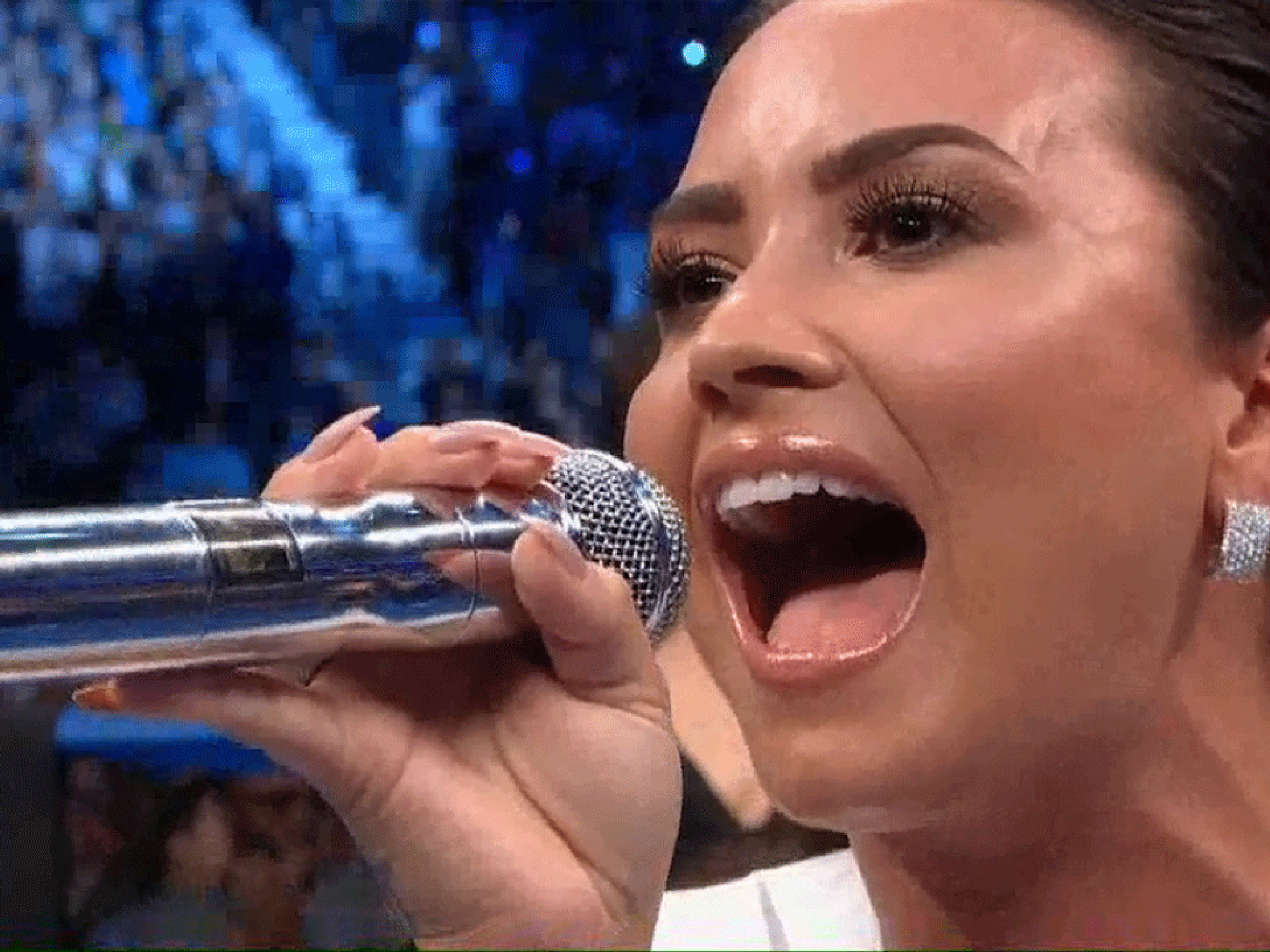 Demi Lovato X Factor Gif