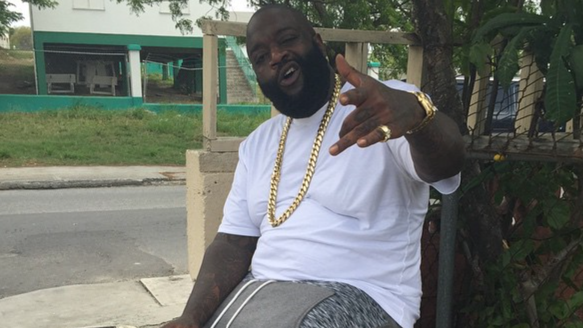 Rick Ross Smoking Shots