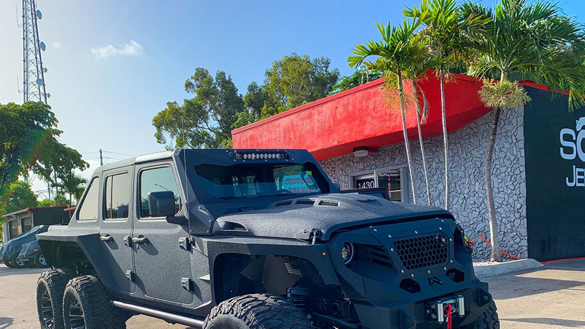 Aroldis Chapman Custom Kevlar-Coated Jeep