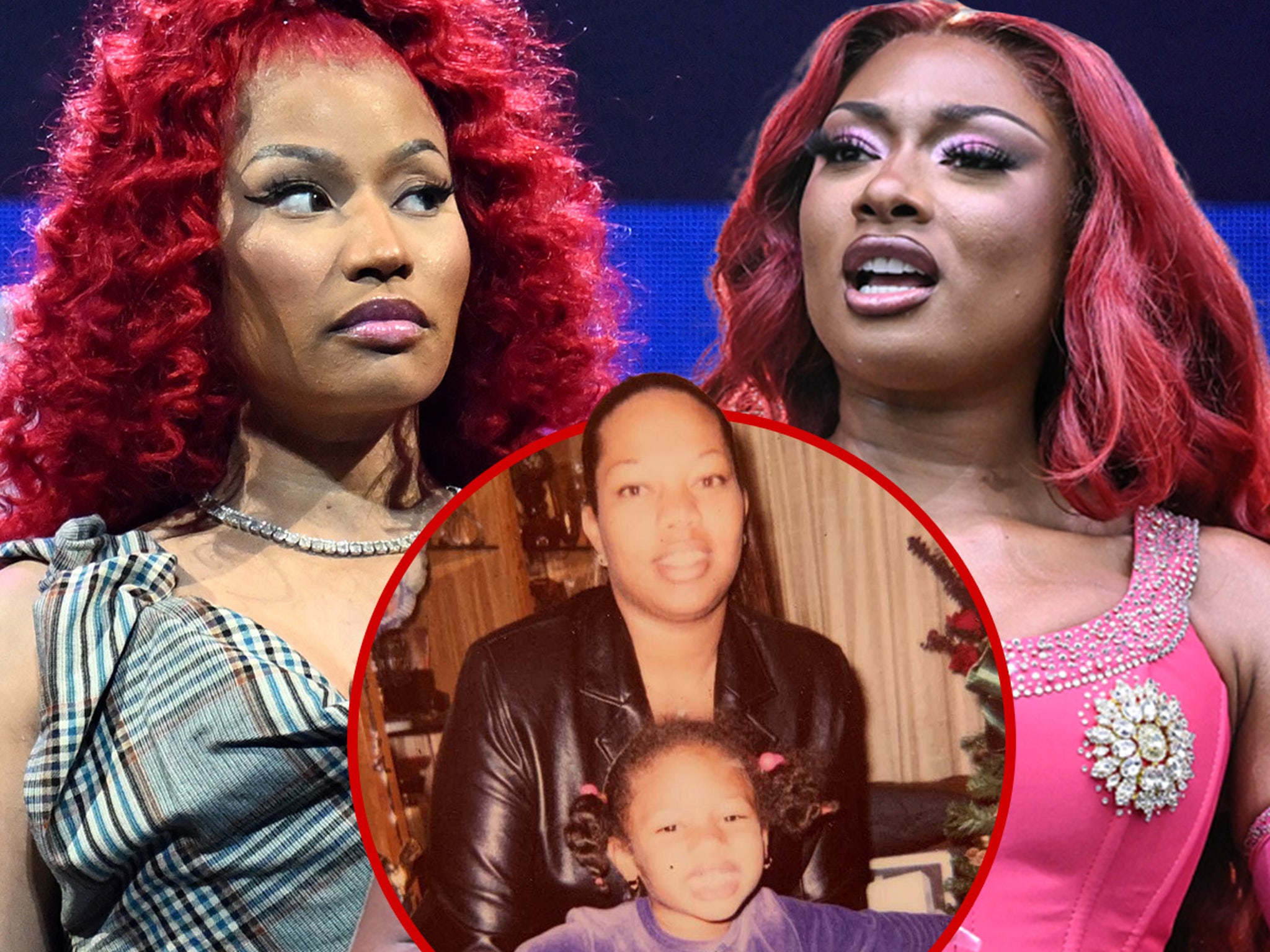 Nicki Minaj And Her Mom And Dad