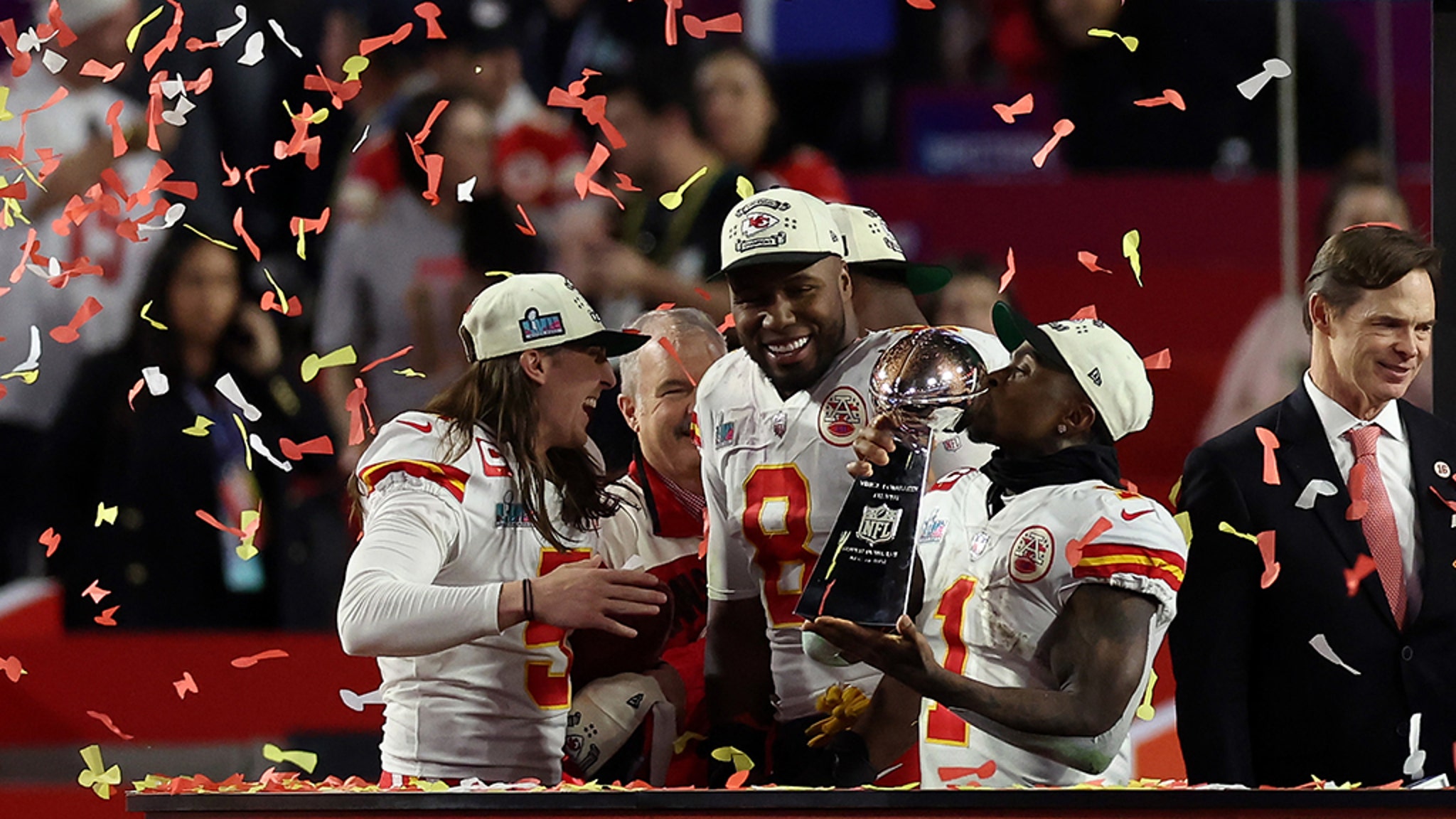 Kansas City Chiefs Celebrate Super Bowl Win