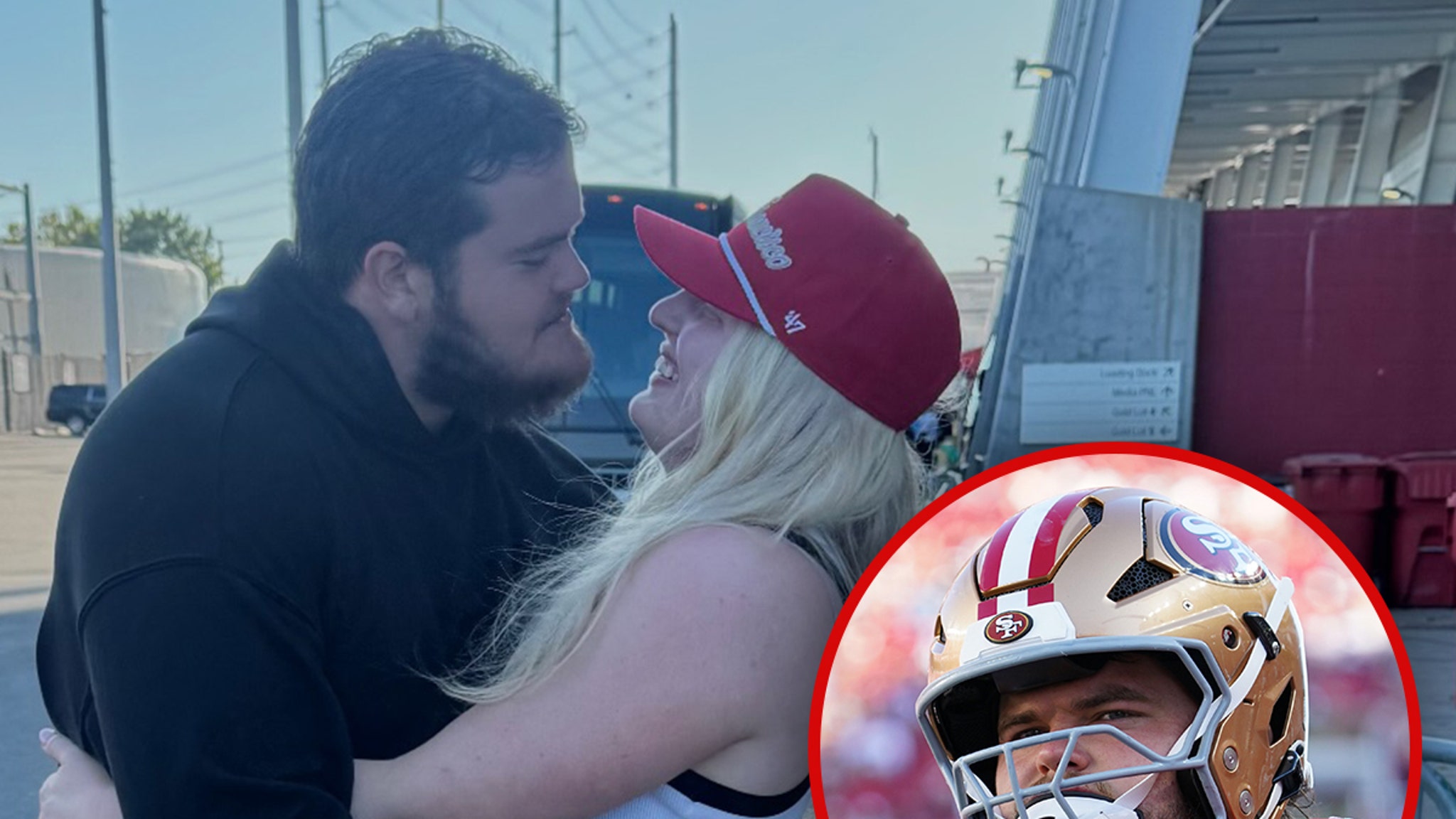 Brock Lesnar's Daughter Mya Cheers On NFL BF At 49ers Game, Postgame PDA
