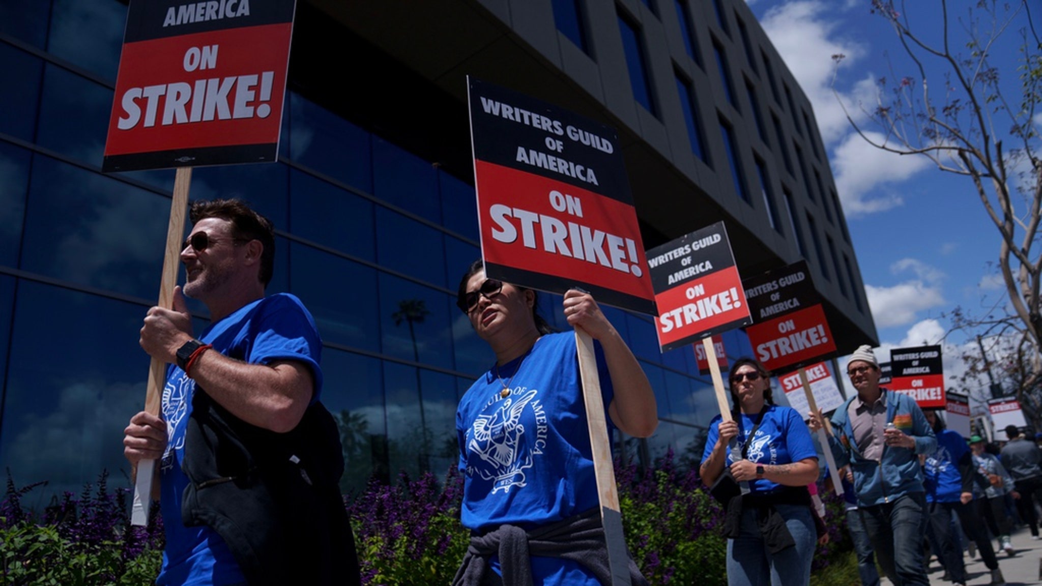 WGA Strike Picket Lines