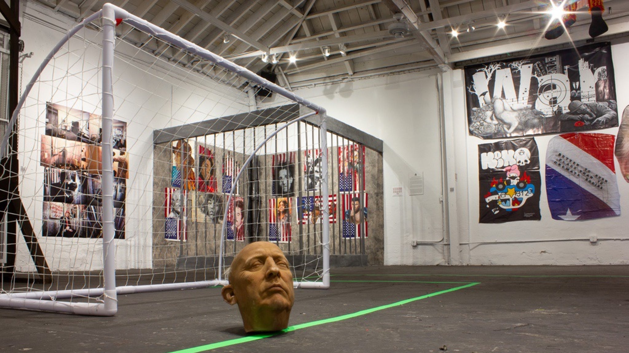 Soccer With Trump Head