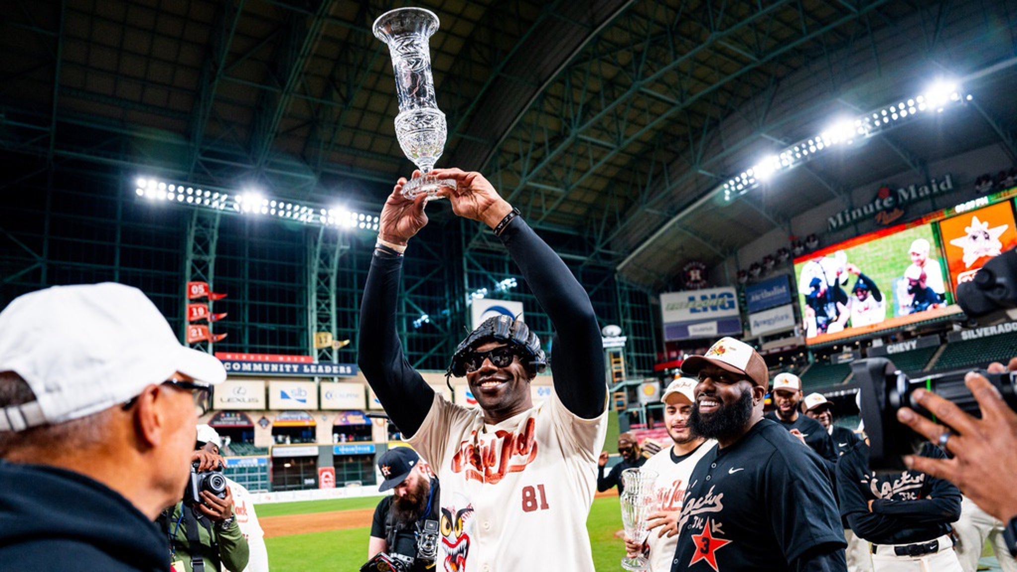 Travis Scott Hosts Celebrity Softball Game