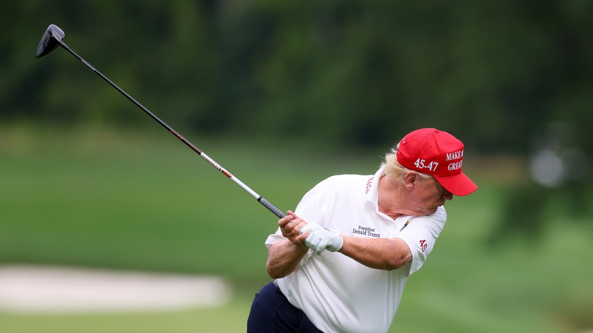 Donald Trump Taking A Swing At It