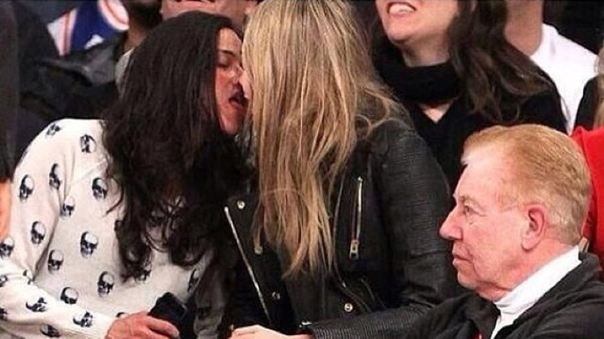 Michelle Rodriguez Courtside -- Slam Drunk!