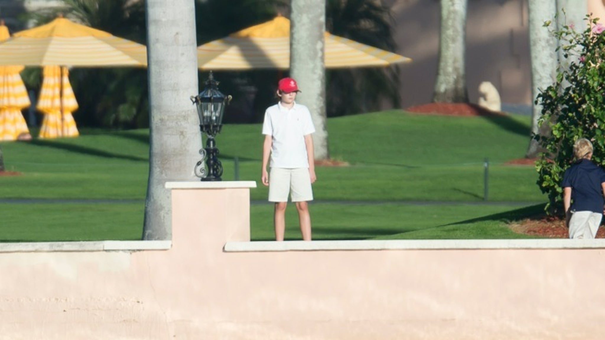 Barron Trump -- Secret Service Gun Show